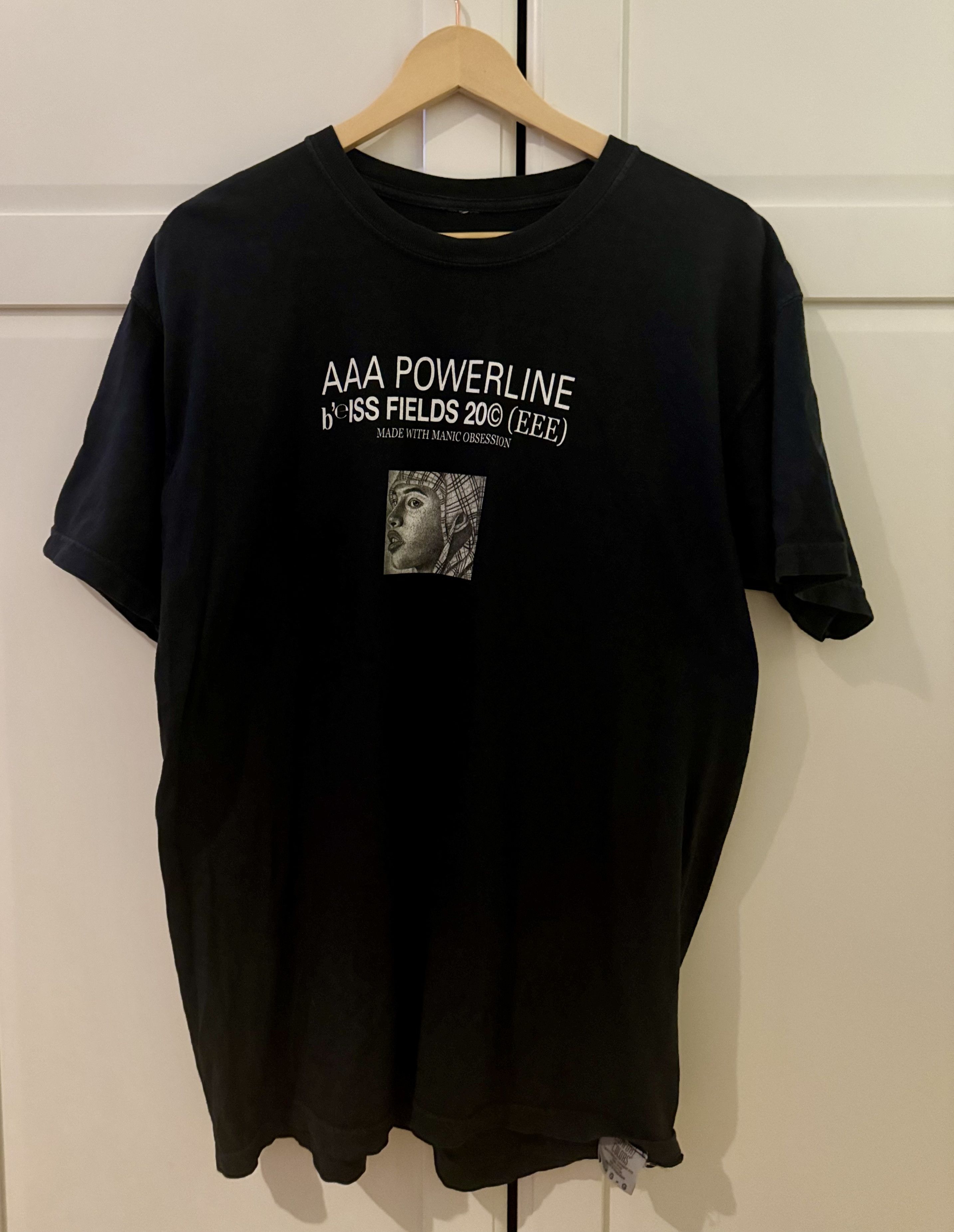 Drain Gang × Sad Boys Ecco2k Security AAA Powerline T-Shirt | Grailed