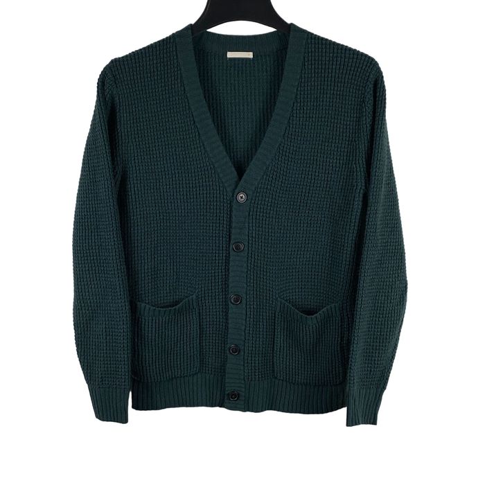 GU GU by Uniqlo Knitted Cardigan Sweater Dark Green Size Small | Grailed