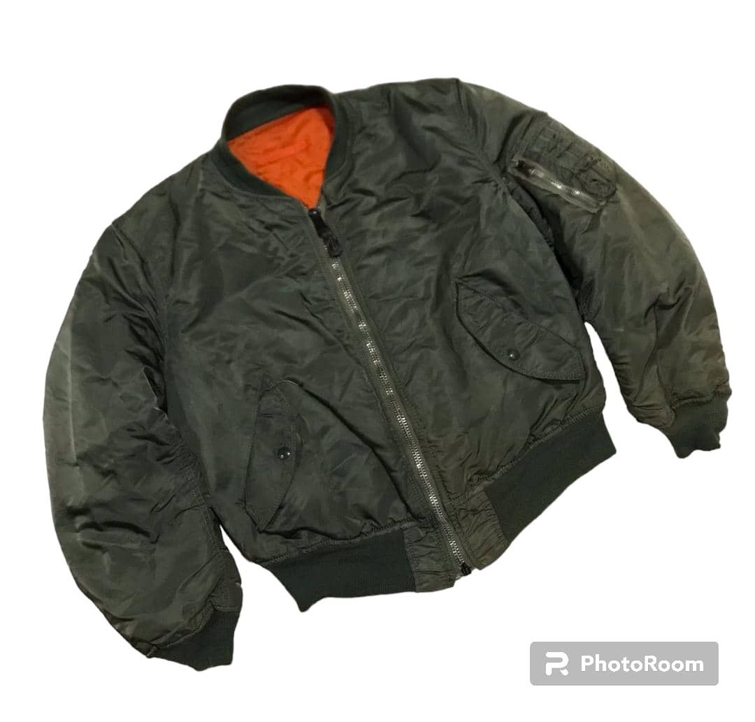 Vintage VINTAGE ALPHA INDUSTRIES MA-1 BOMBERS JACKET | Grailed