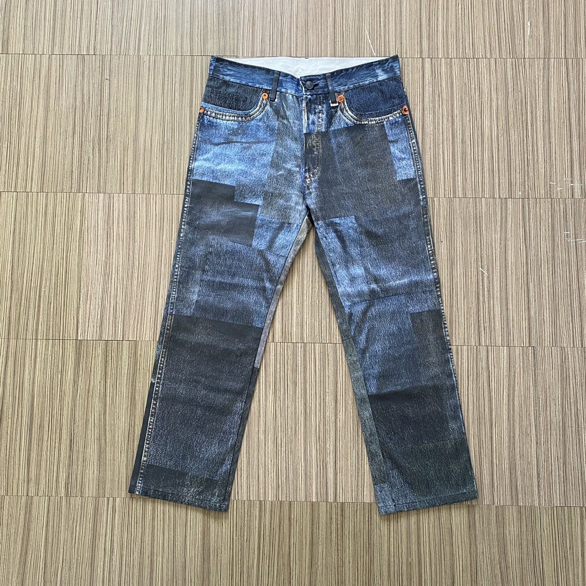 Maison Margiela Maison Margiela - S/S12 Rework Denim Print Jeans | Grailed