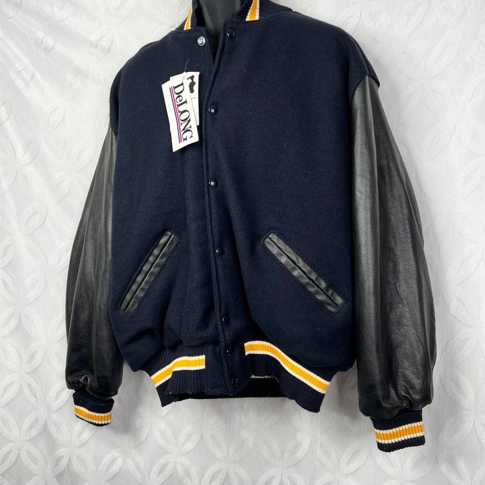 Delong Vintage DeLong Sz. XL Varsity Letterman Jacket | Grailed