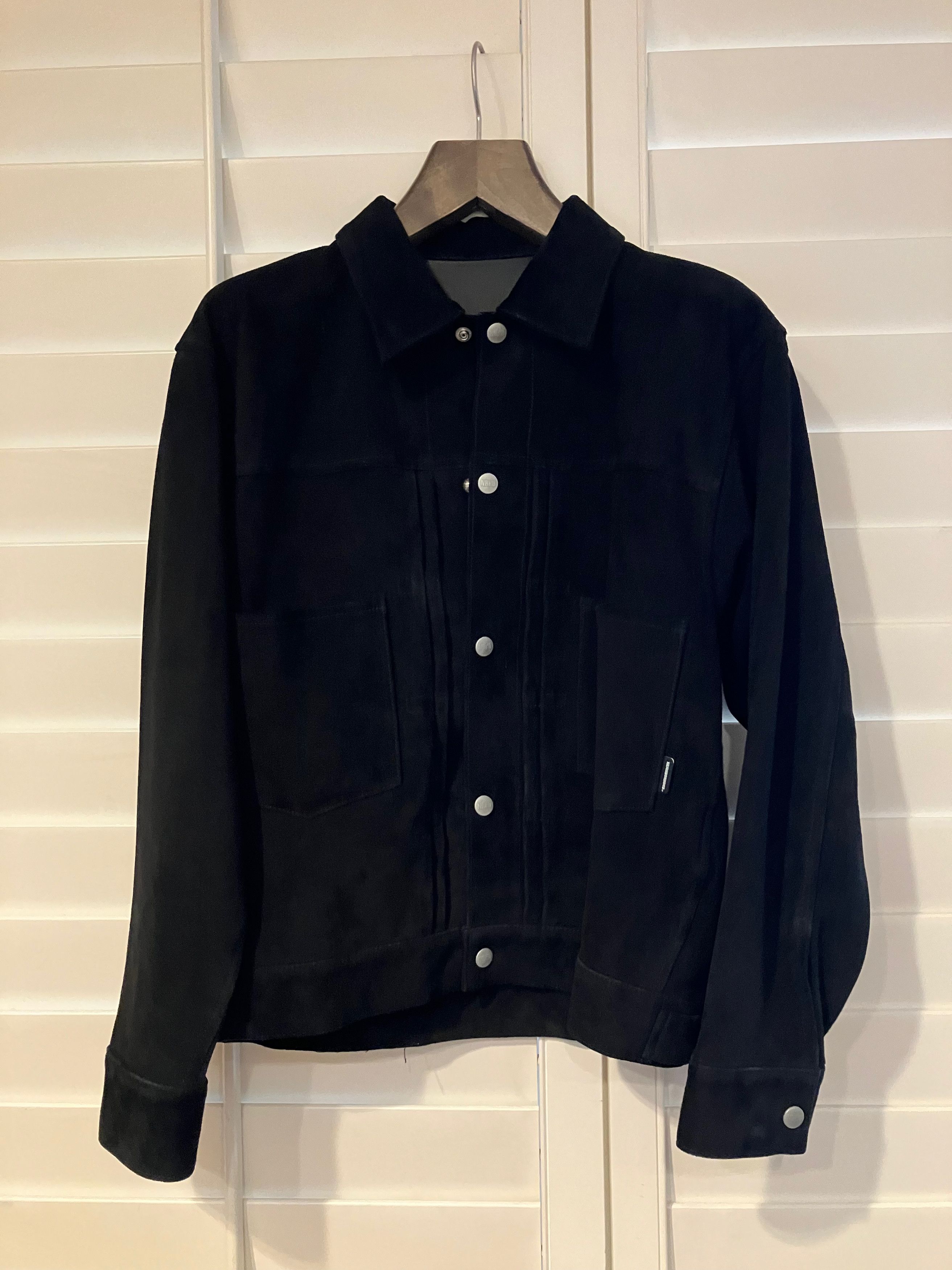 Neighborhood Black Suede Type II Jacket Sz S Neighborhood Black Suede Type II Jacket Sz S