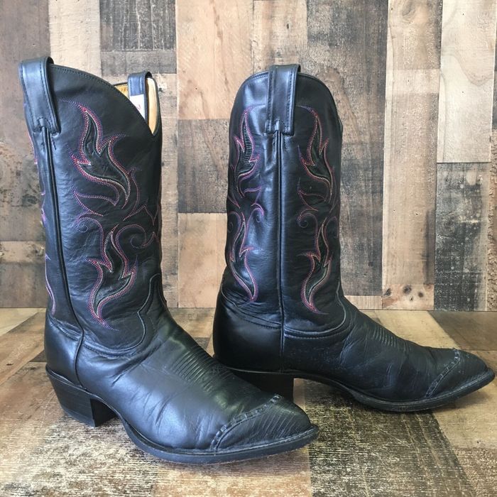 Tony Lama Tony Lama Vintage Wingtip Cowboy Boots Mens 12 D | Grailed
