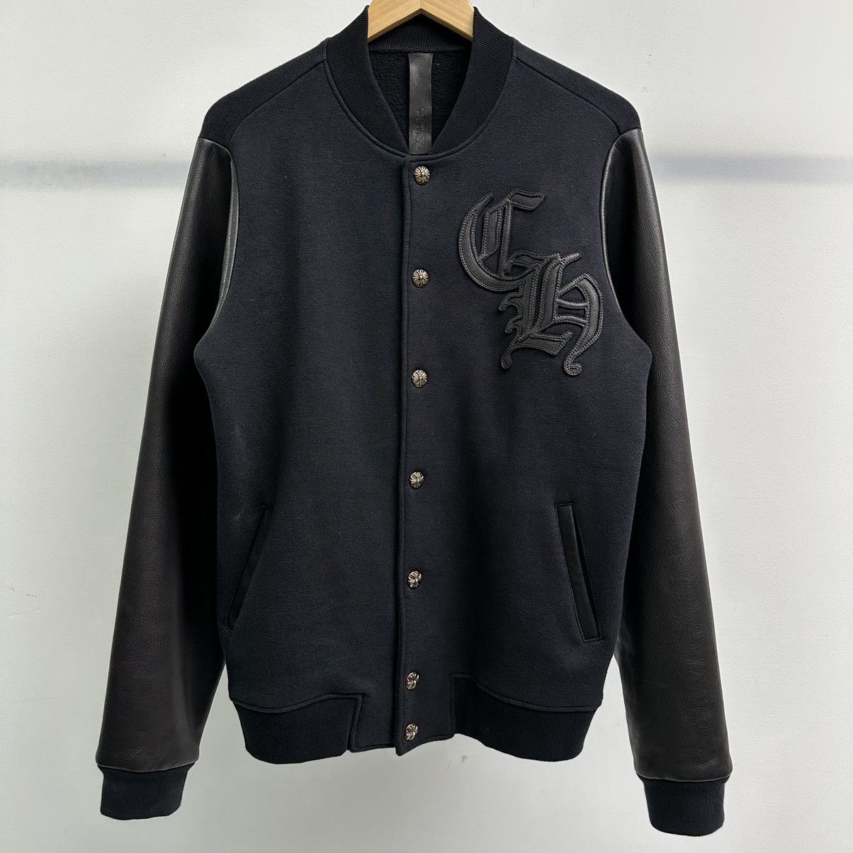 Chrome Hearts Chrome Hearts CH Patch Varsity Jacket | Grailed