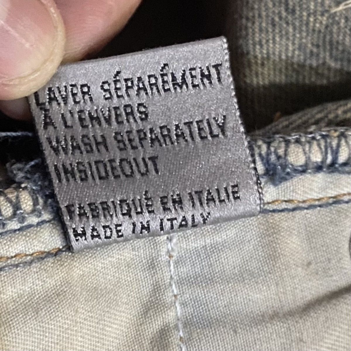 Dior SS06 Runway Distressed And Repaired Jeans | Grailed