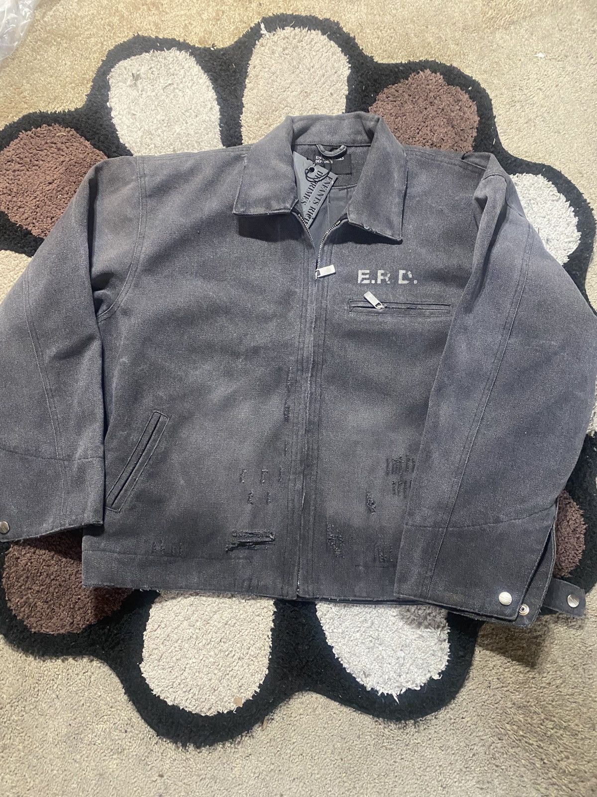 Enfants Riches Deprimes ERD Washed Denim Jacket | Grailed