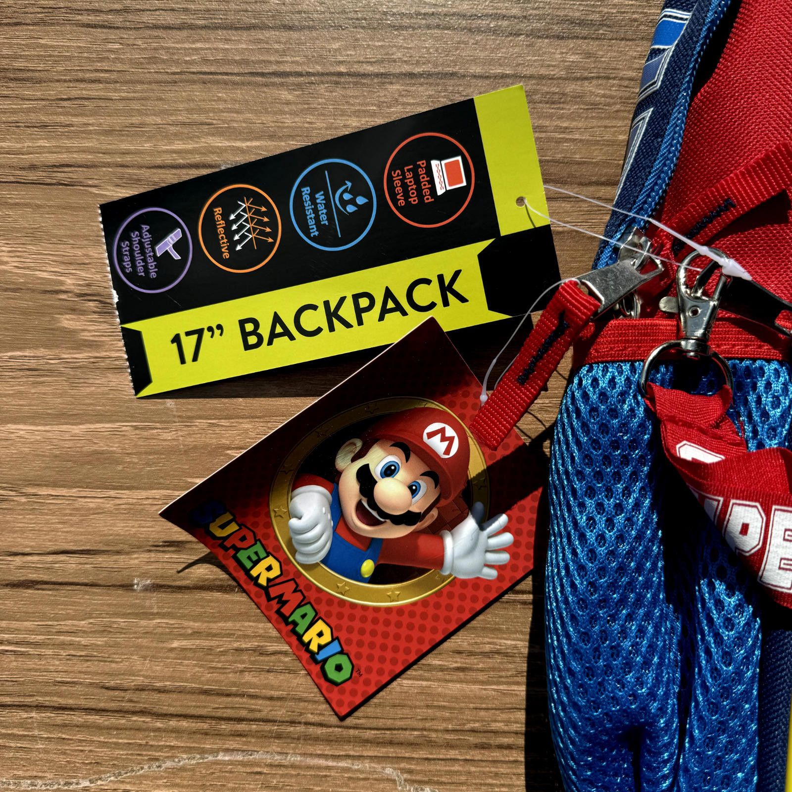 Nintendo Nintendo Super Mario Kids 17" Backpack Blue Red | Grailed