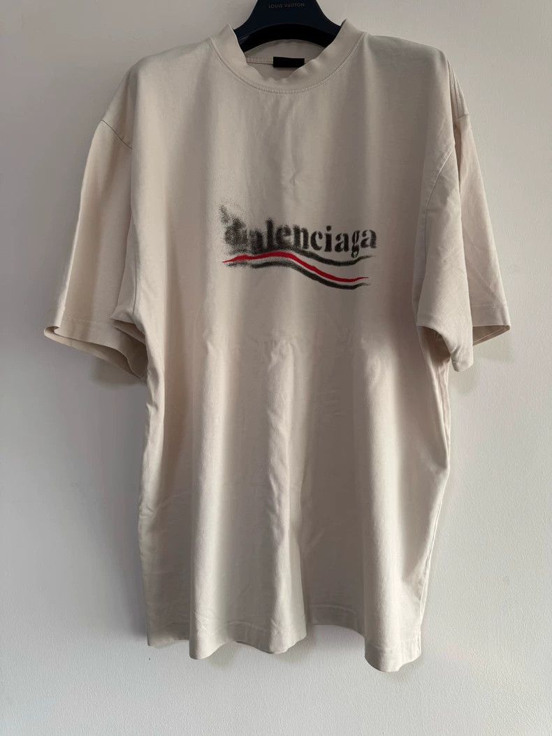 Balenciaga Balenciaga Blur Coke Short Sleeve Tee | Grailed