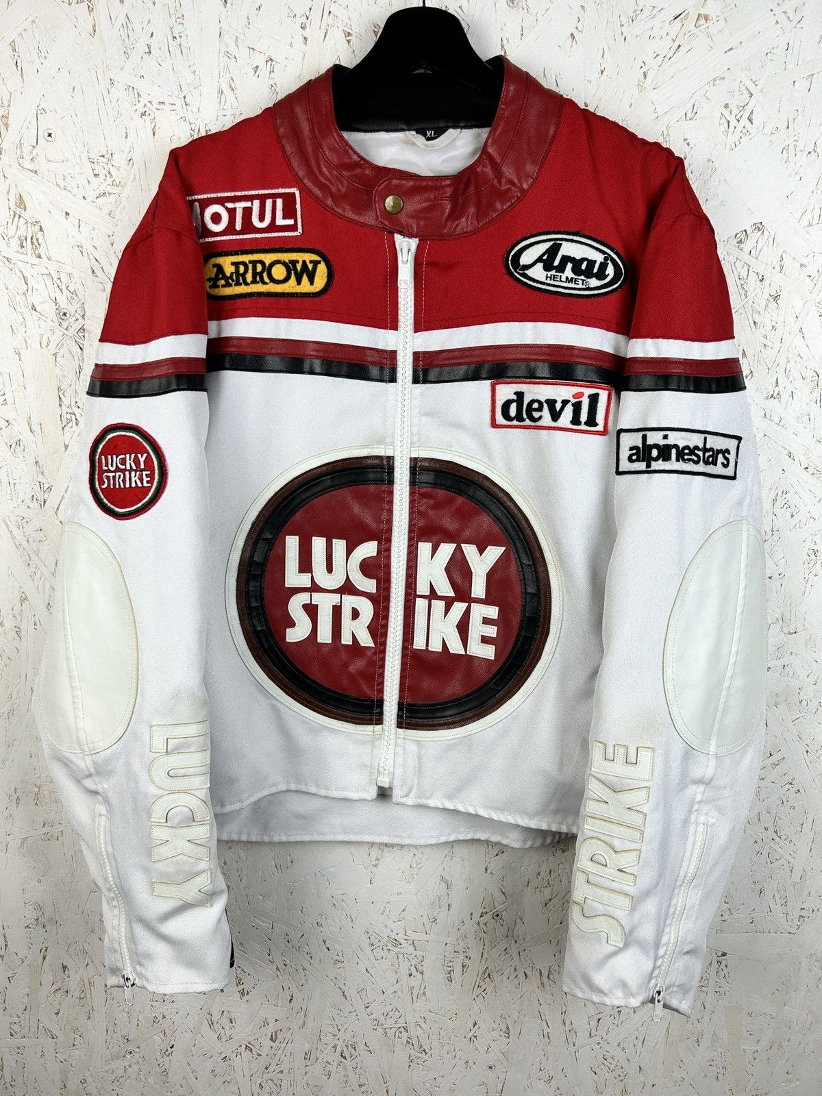 Formula 1 Vintage Lucky Strike Formula 1 Racing Jacket In White | Grailed