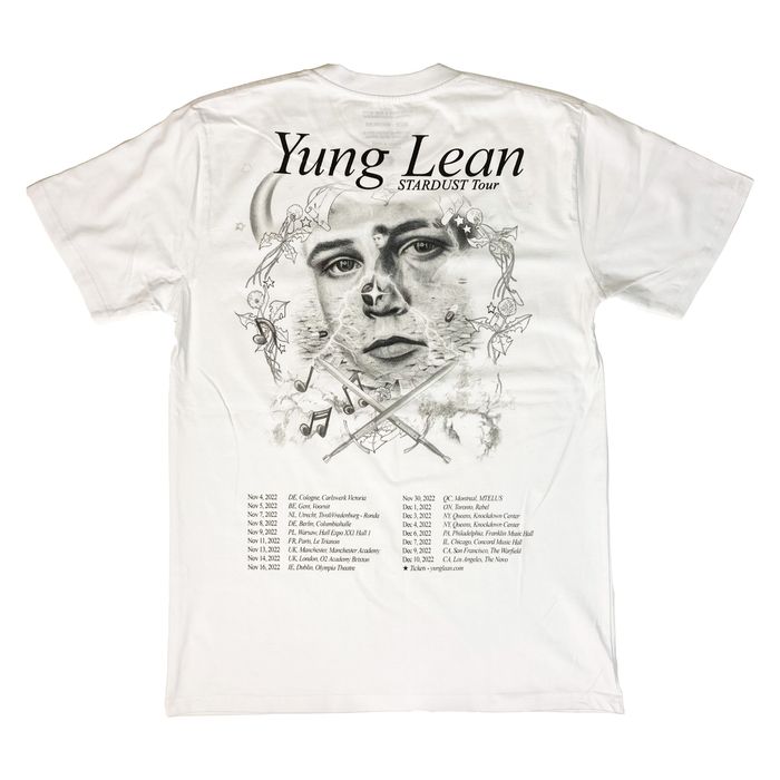 Sad Boys Yung Lean Stardust Tour 2022 T-shirt | Grailed