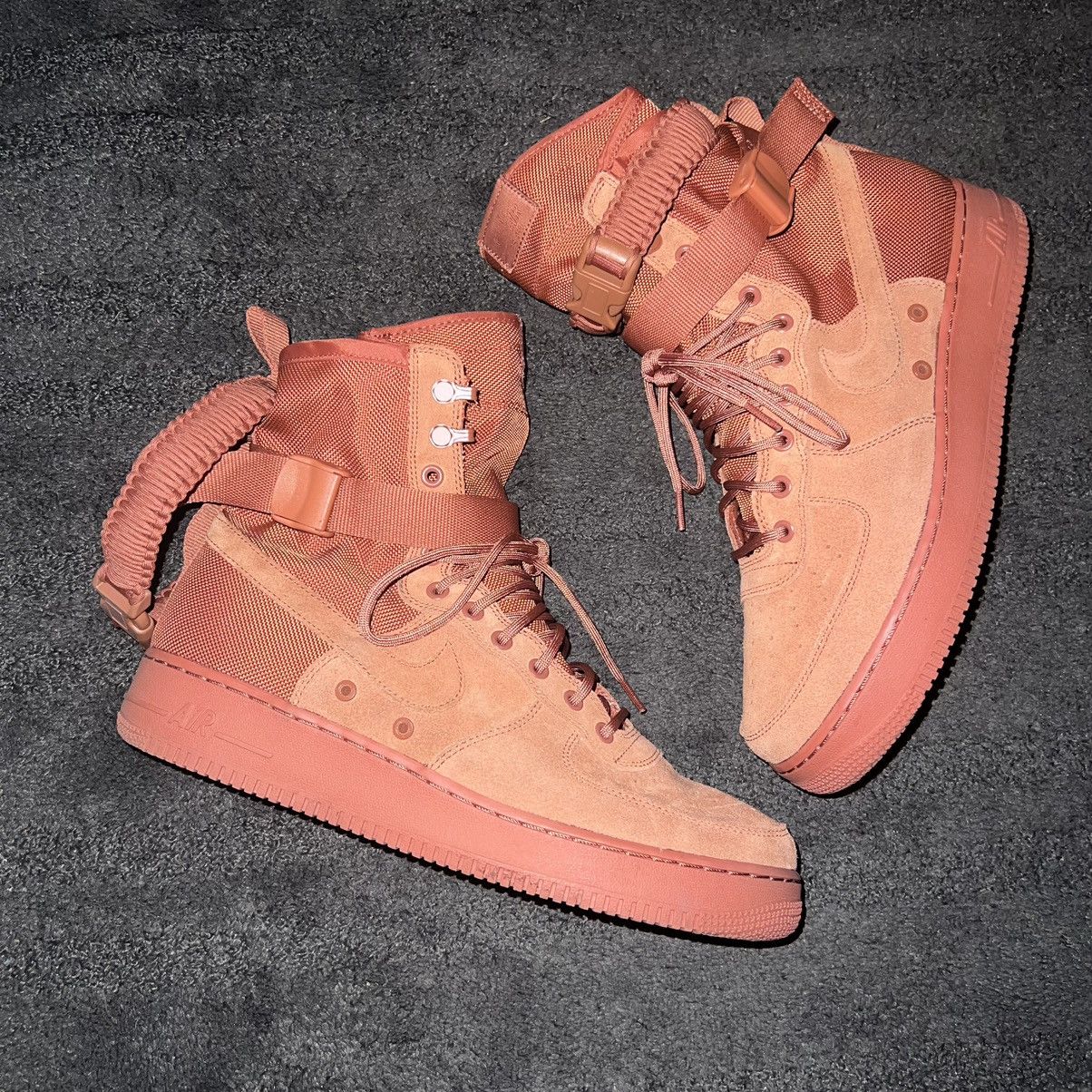 Nike RARE Nike SF AF1 Special Field Air Force 1 Dusty Peach | Grailed