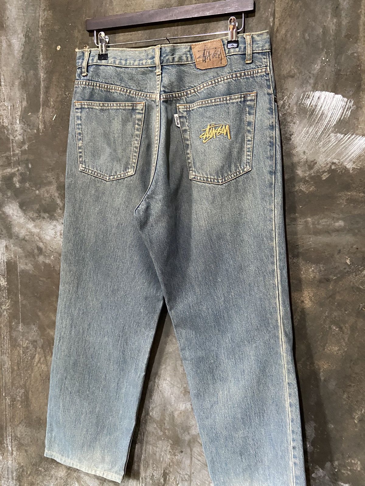 Stussy RARE‼️ Vintage Stussy Baggy Jeans Made In ITALY | Grailed
