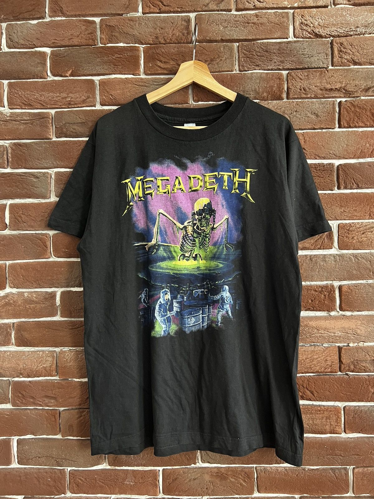 Band Tees × Megadeth × Vintage Vintage 1989 Megadeth Contaminated Tour ...
