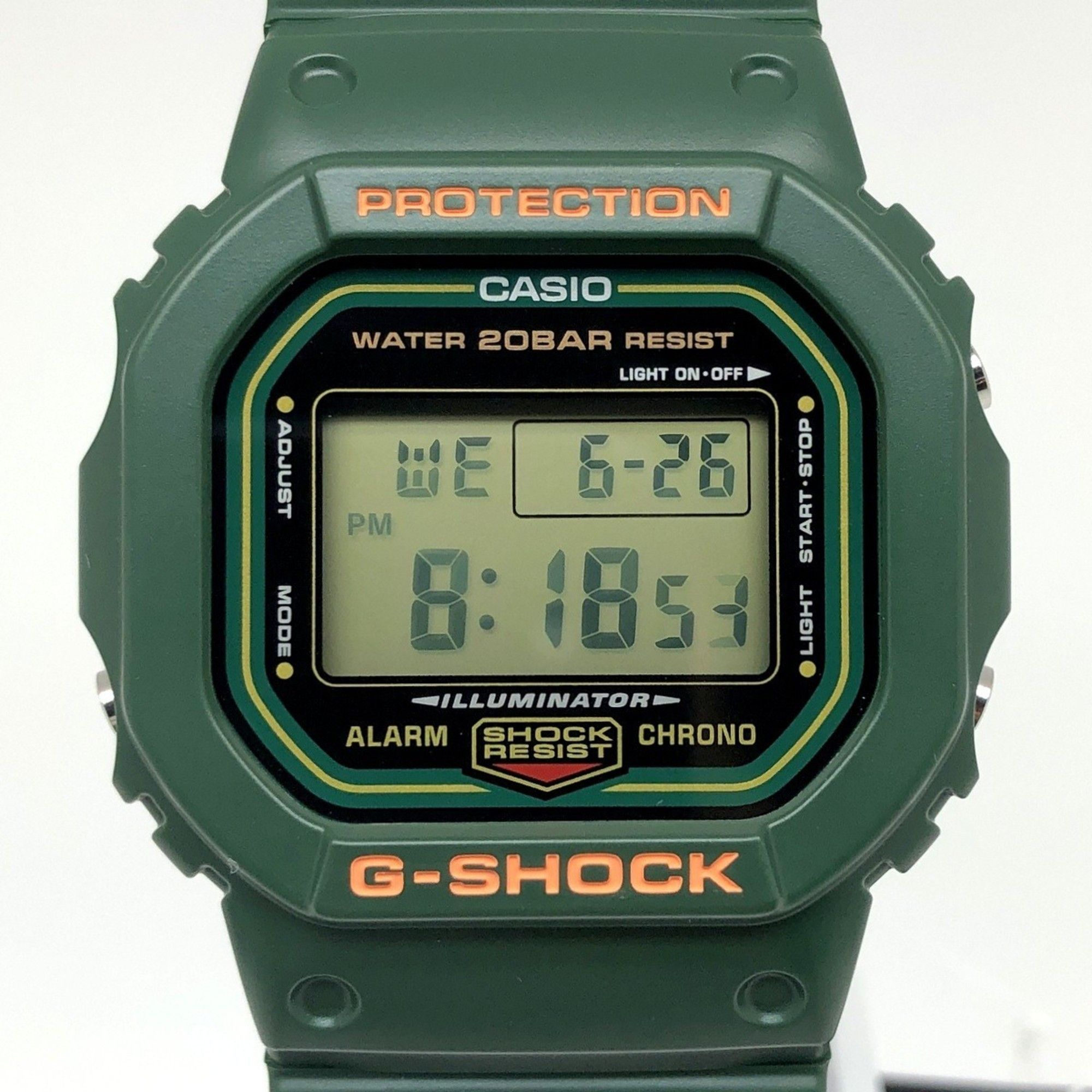 Casio G-SHOCK CASIO Watch DW-5600RB-3 Reissue Green Speed Early Color ...