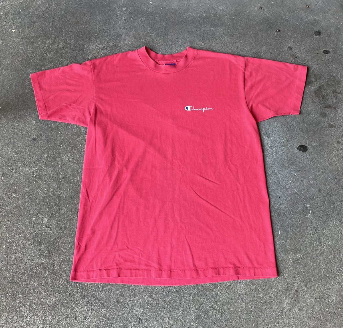 Champion Vintage 80s Champion Cursive Script Single Stitch | Grailed