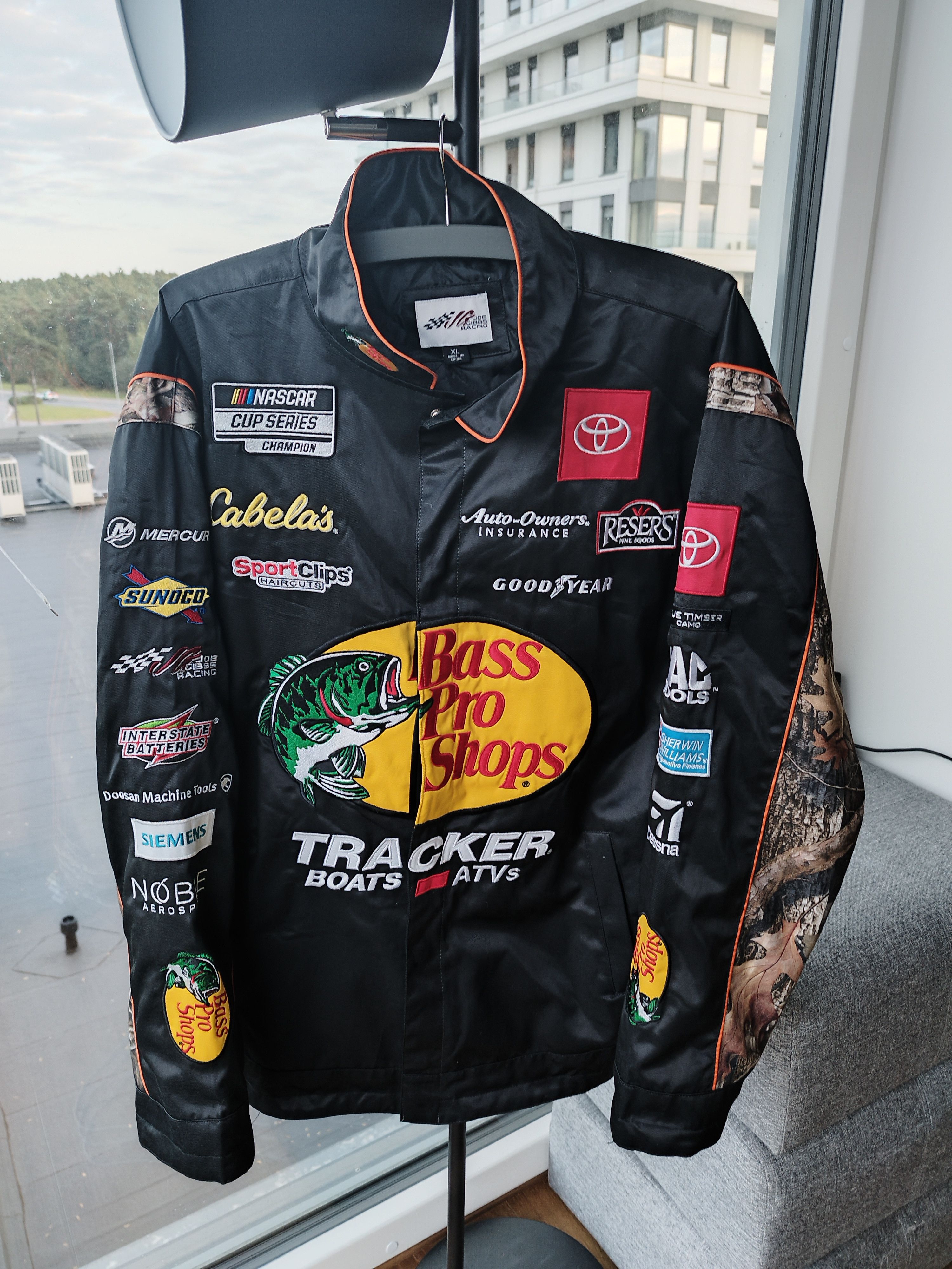 Bass Pro Shops NASCAR jacket with Bass Bro Shop logo | Grailed