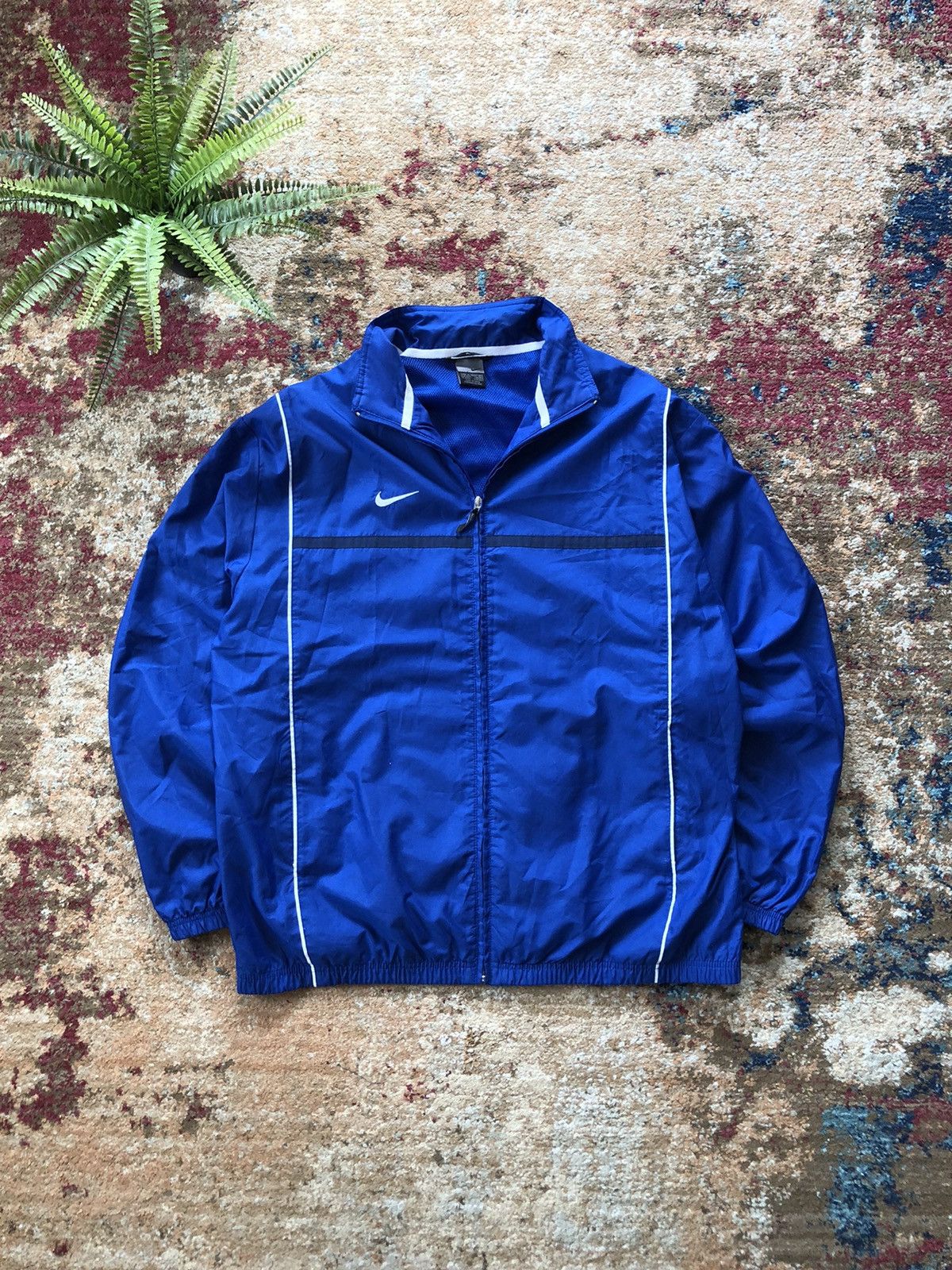 Nike 🫐 NIKE TEAM RETRO SWOOSH LOGO TRACK JACKET Y2K 90’s | Grailed