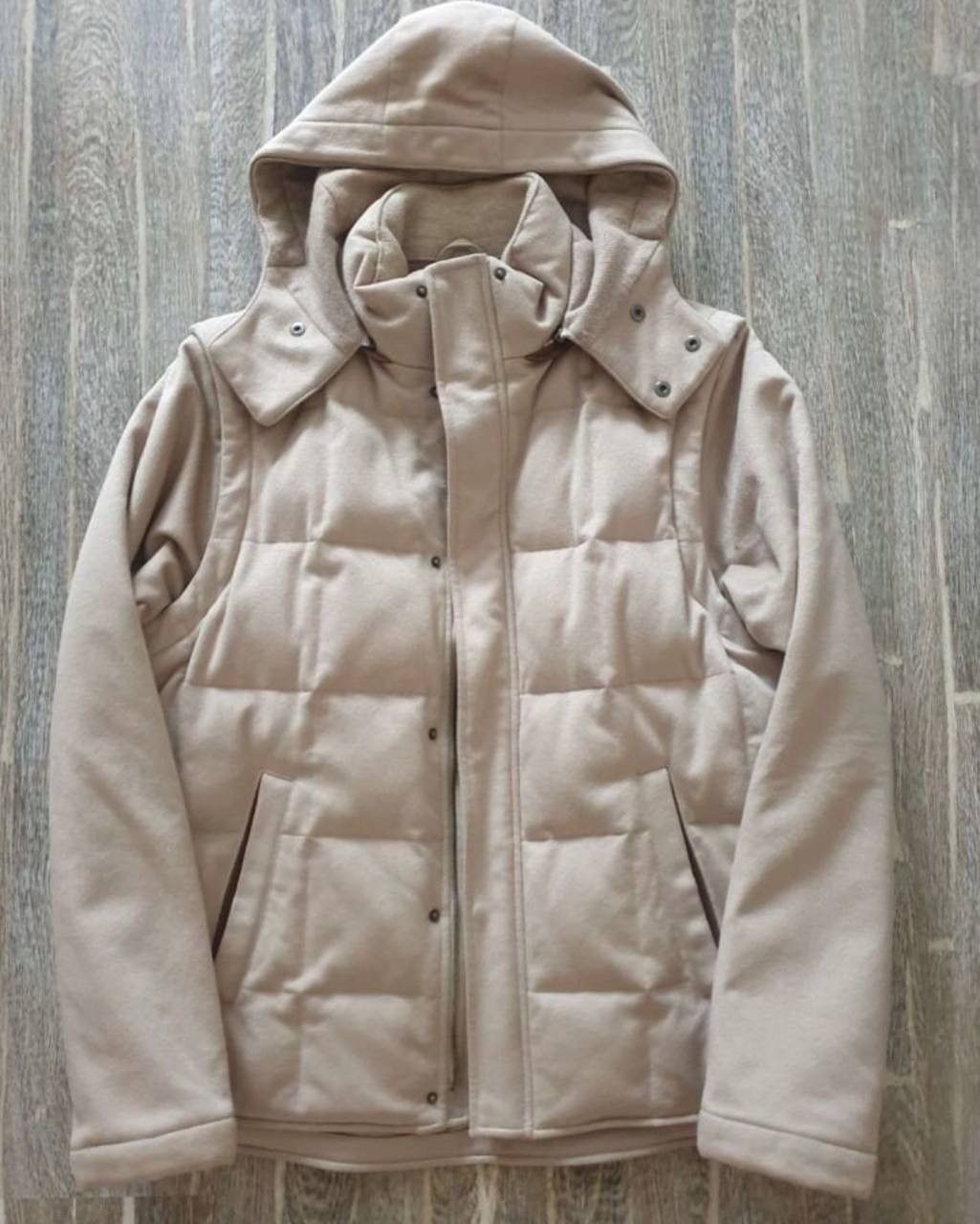Loro Piana Loro Piana Transformer Hood Detail Beige Puffer Jacket | Grailed