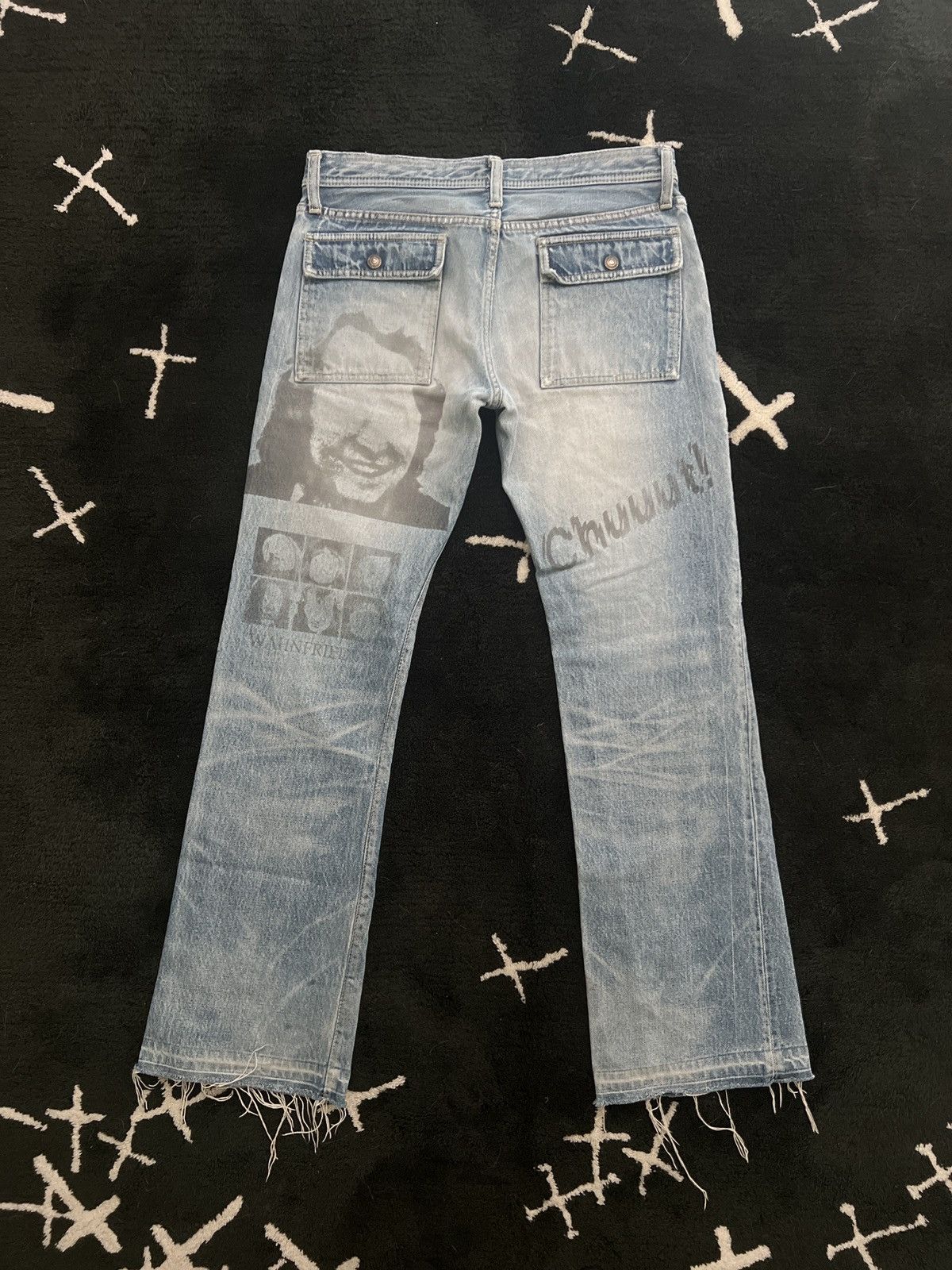 Undercover SS06 - Chuuut “T” Wahnfrieden Cargo Flare Denim Jeans | Grailed