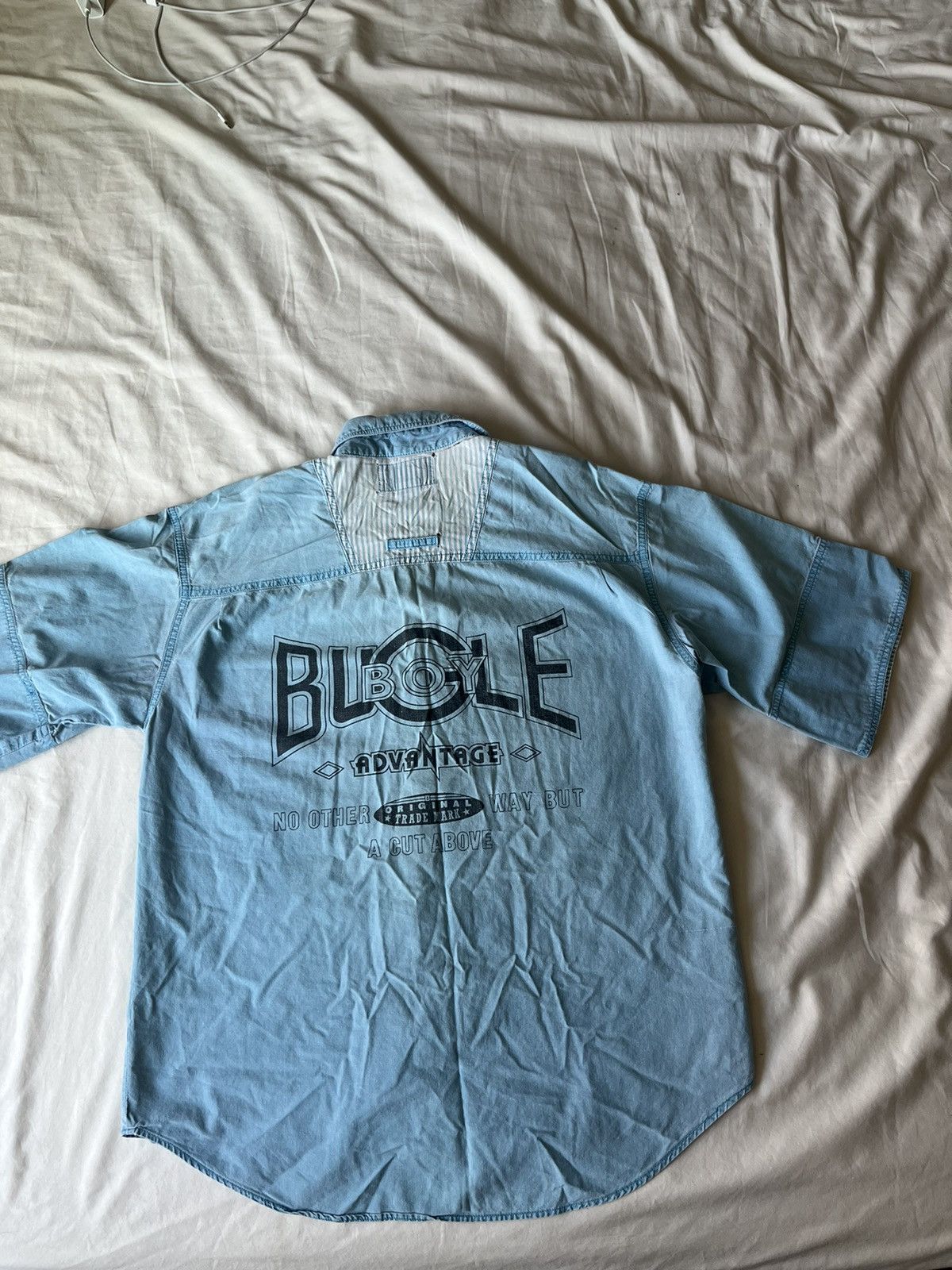 Bugle Boy × Streetwear × Vintage Baby Blue Bugle Boy Bottom up | Grailed