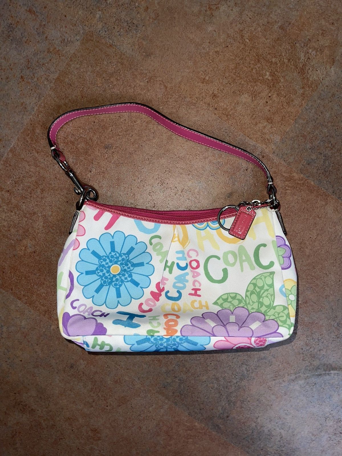Coach rare daisy multi color coach bag | Grailed