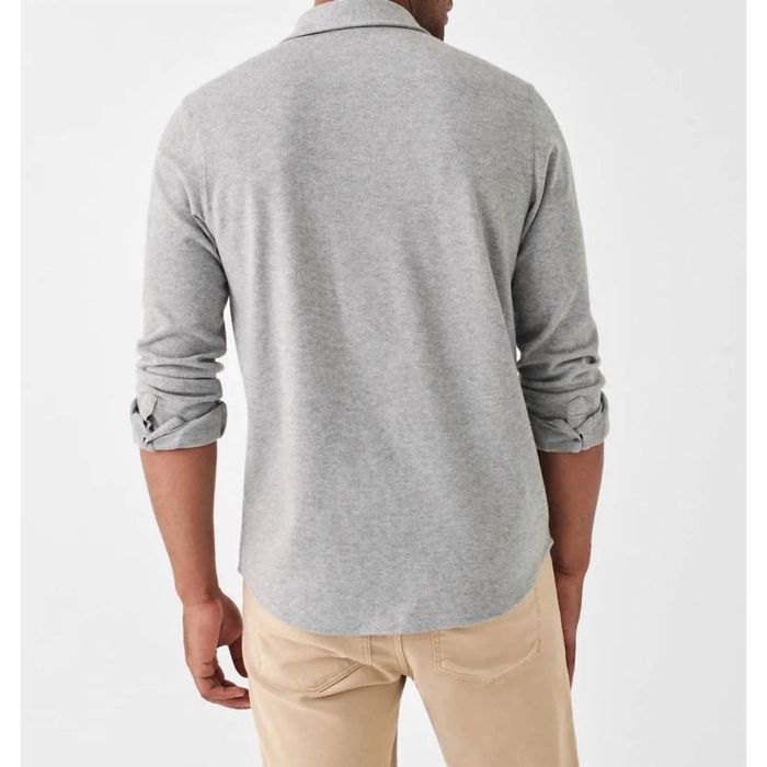 Faherty Mens Legend Sweater Shirt In Grey | Grailed