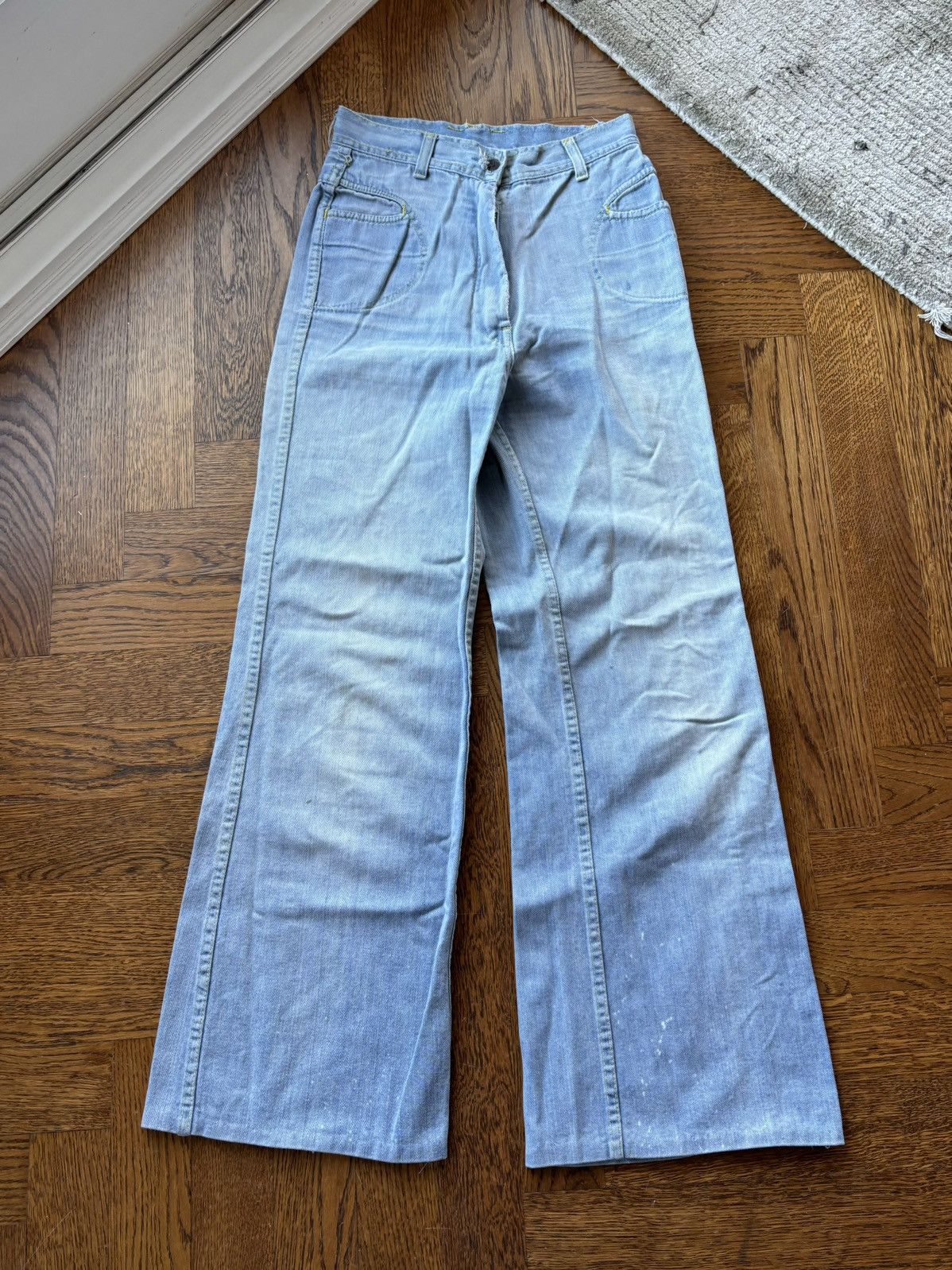 Vintage 70s Vintage Flared Jeans Wide Leg Bellbottom Americana Women ...