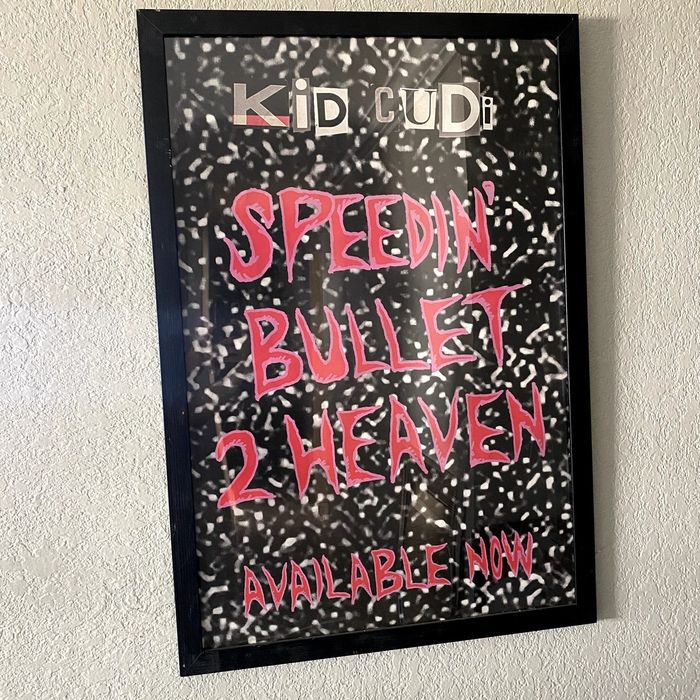 Kid Cudi Speedin Bullet 2 Heaven Man on the Moon Promo Poster 24 x 36 | Grailed