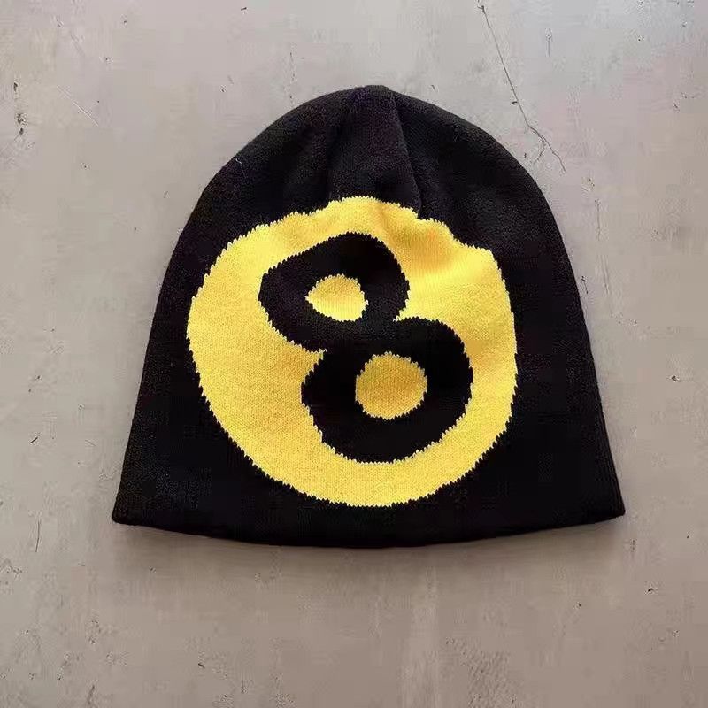 Vintage Black y2k number 8 hat | Grailed