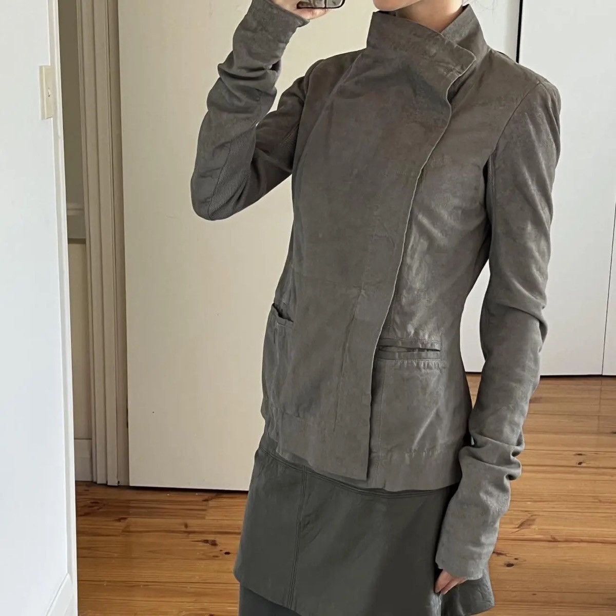 Rick Owens Rick owens olmar and mirta leather jacket | Grailed