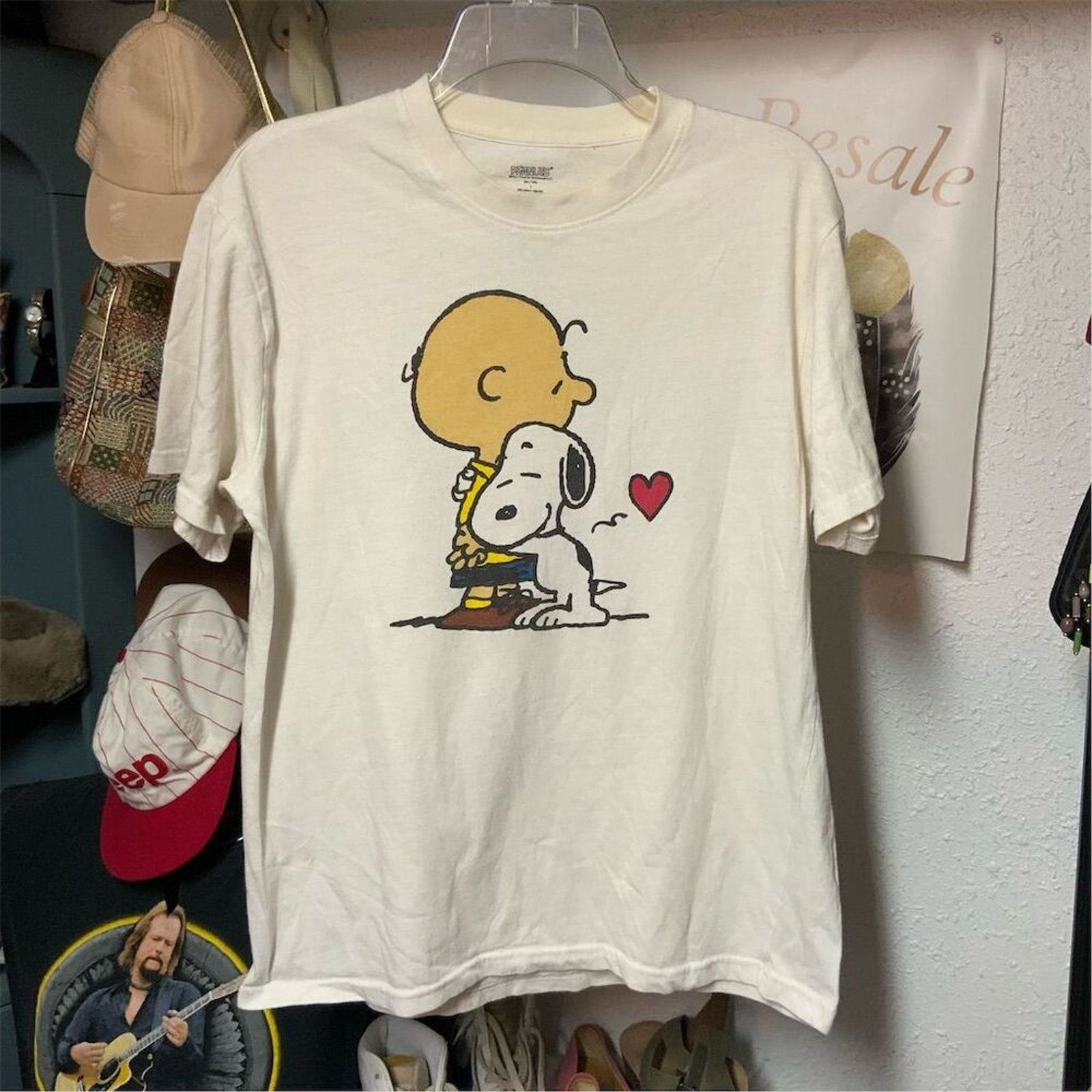 Peanuts 2309. Peanuts Snoopy & Charlie Brown T-Shirt L White | Grailed