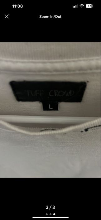 Tuff Crowd "TUFF CROWD" WHITE T-SHIRT | Grailed