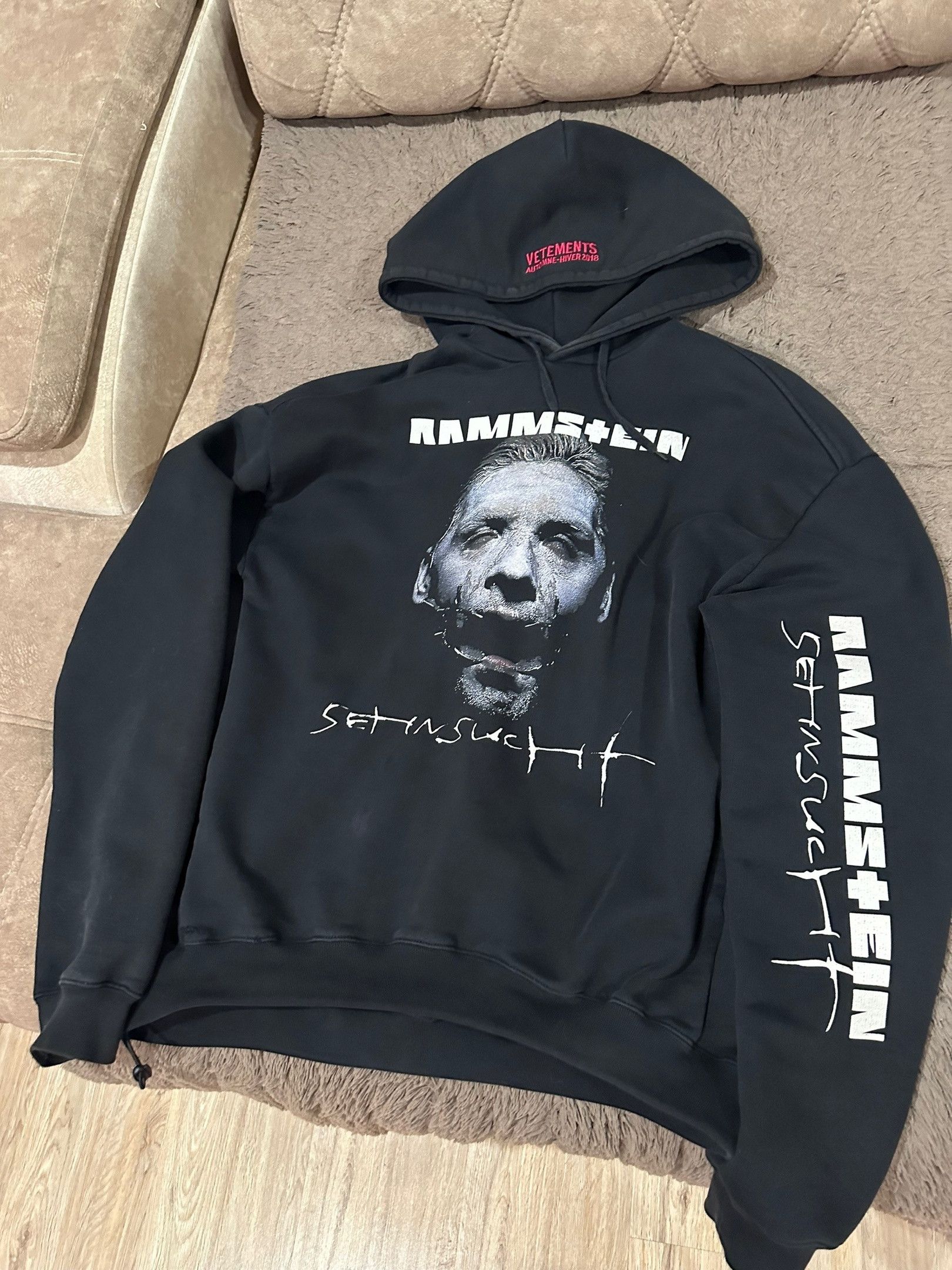 Vetements Vetements Rammstein 2018 Hoodie | Grailed