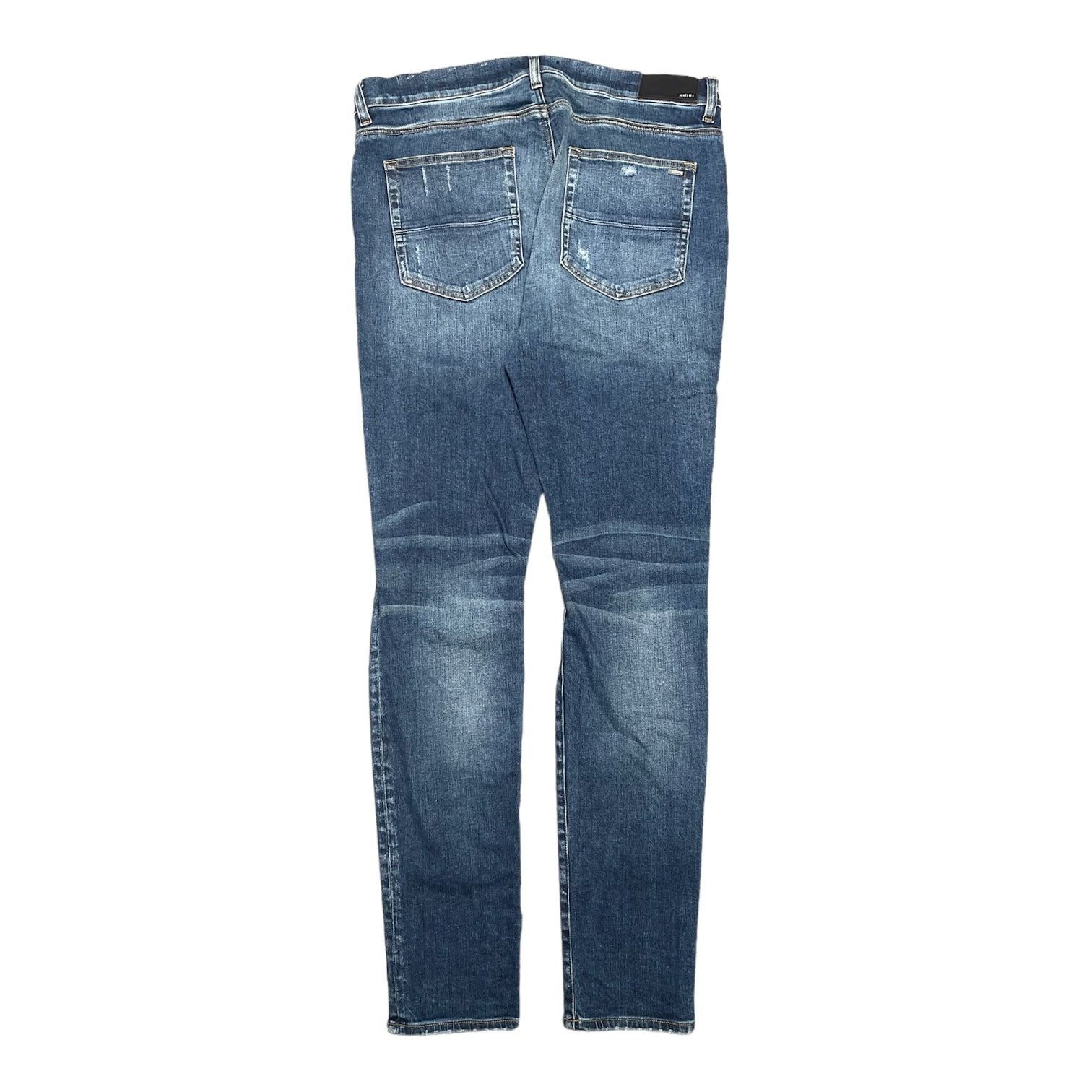 Amiri Amiri MX1 Red Bandana Patch Jeans Deep Classic Indigo | Grailed