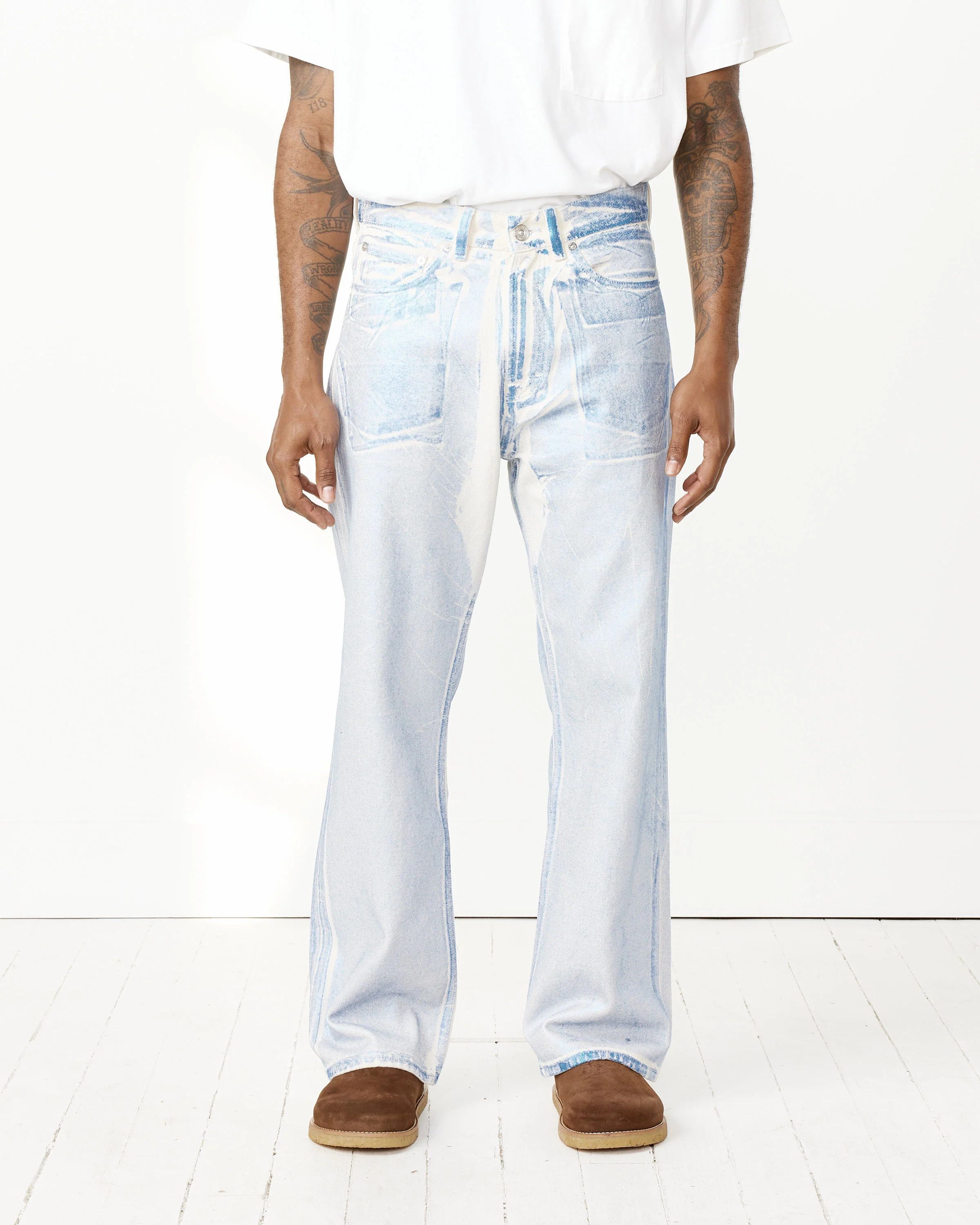 Our Legacy Third Cut Blue Foil Denim | Grailed