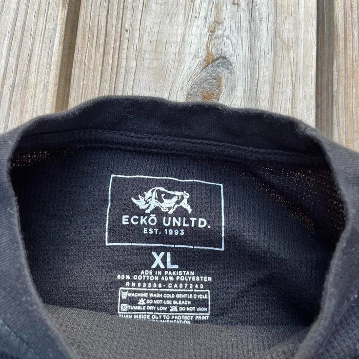 Vintage Vintage Y2k Ecko Unltd thermal long sleeve waffle knit XL | Grailed