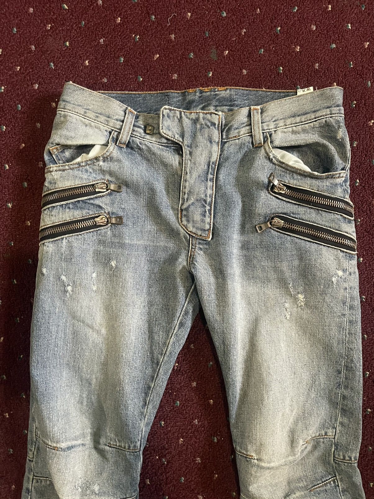 Balmain Balmain decarnin double zippers | Grailed