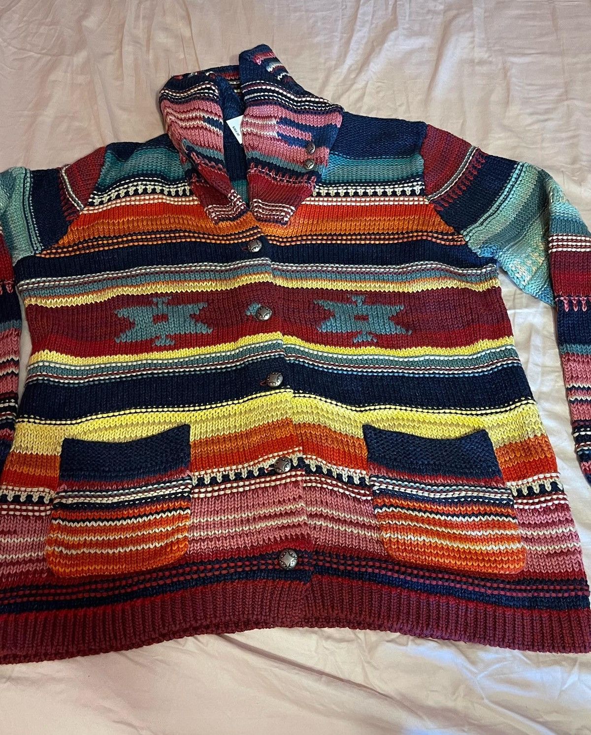 Polo Ralph Lauren Polo Ralph Lauren serape cardigan beacon native 1992 ...