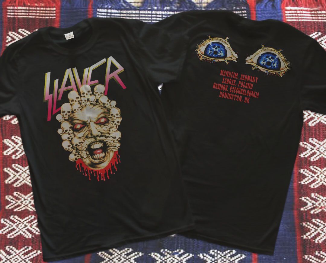 Vintage SLAYER European Tour T-Shirt | Grailed
