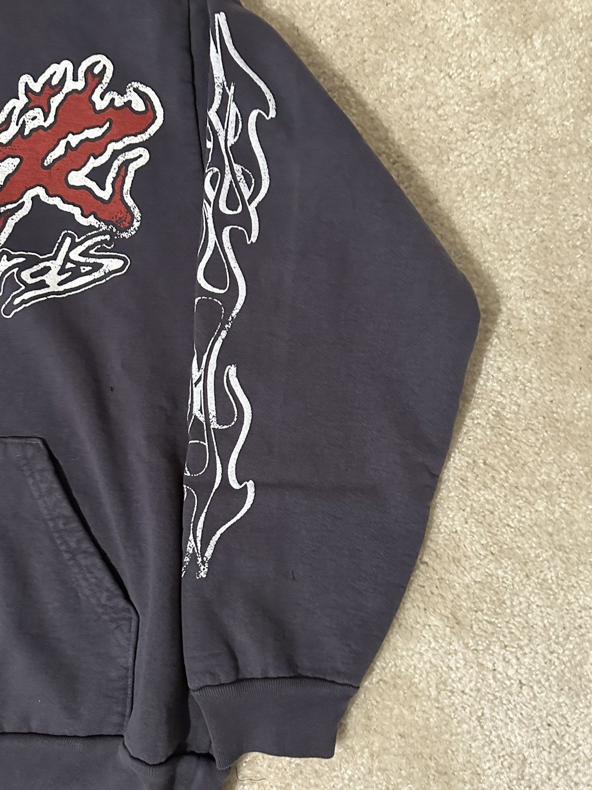 HELLSTAR Hellstar studios tour hoodie in grey | Grailed