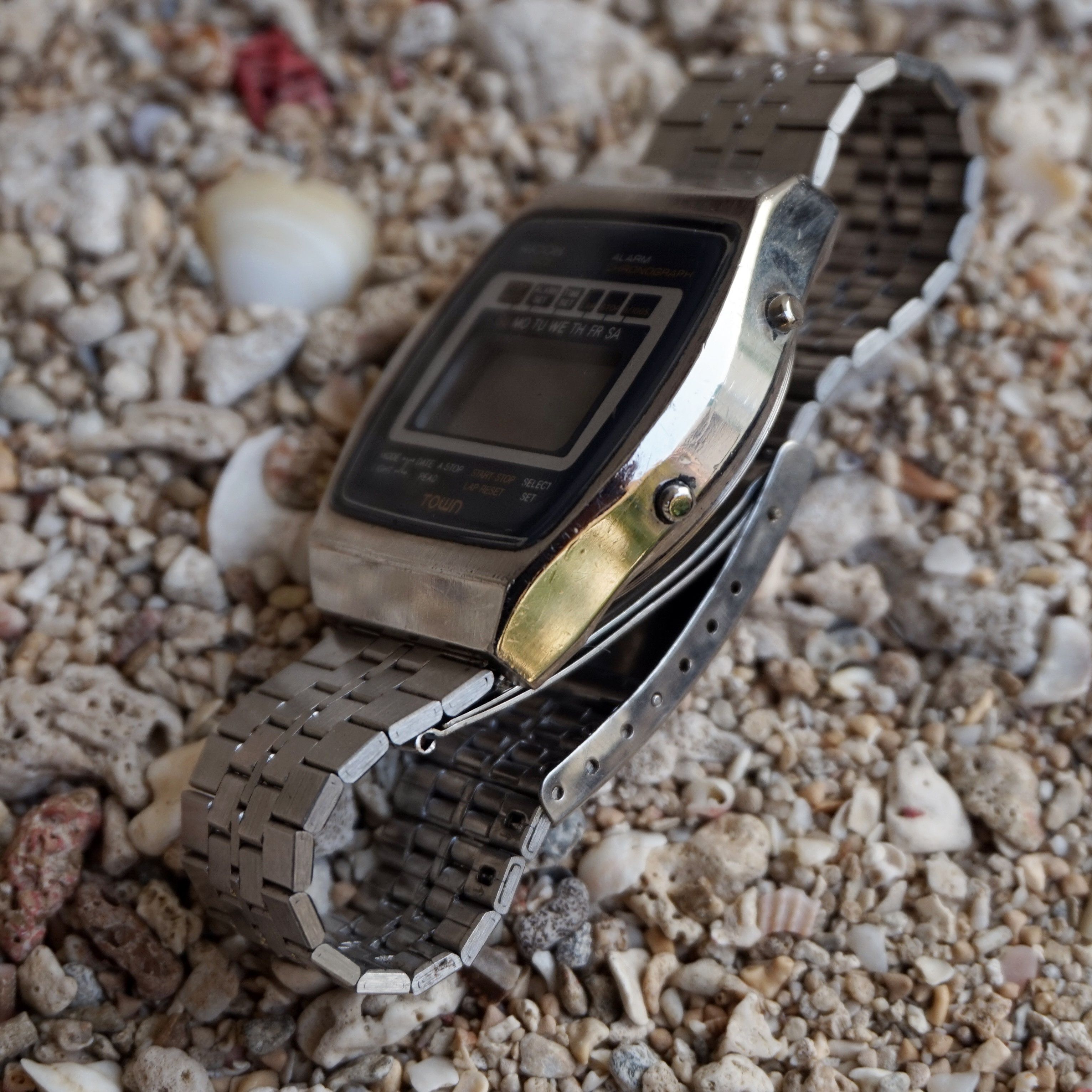 Japanese Brand very rare! 80s Ricoh Town digital watches | Grailed