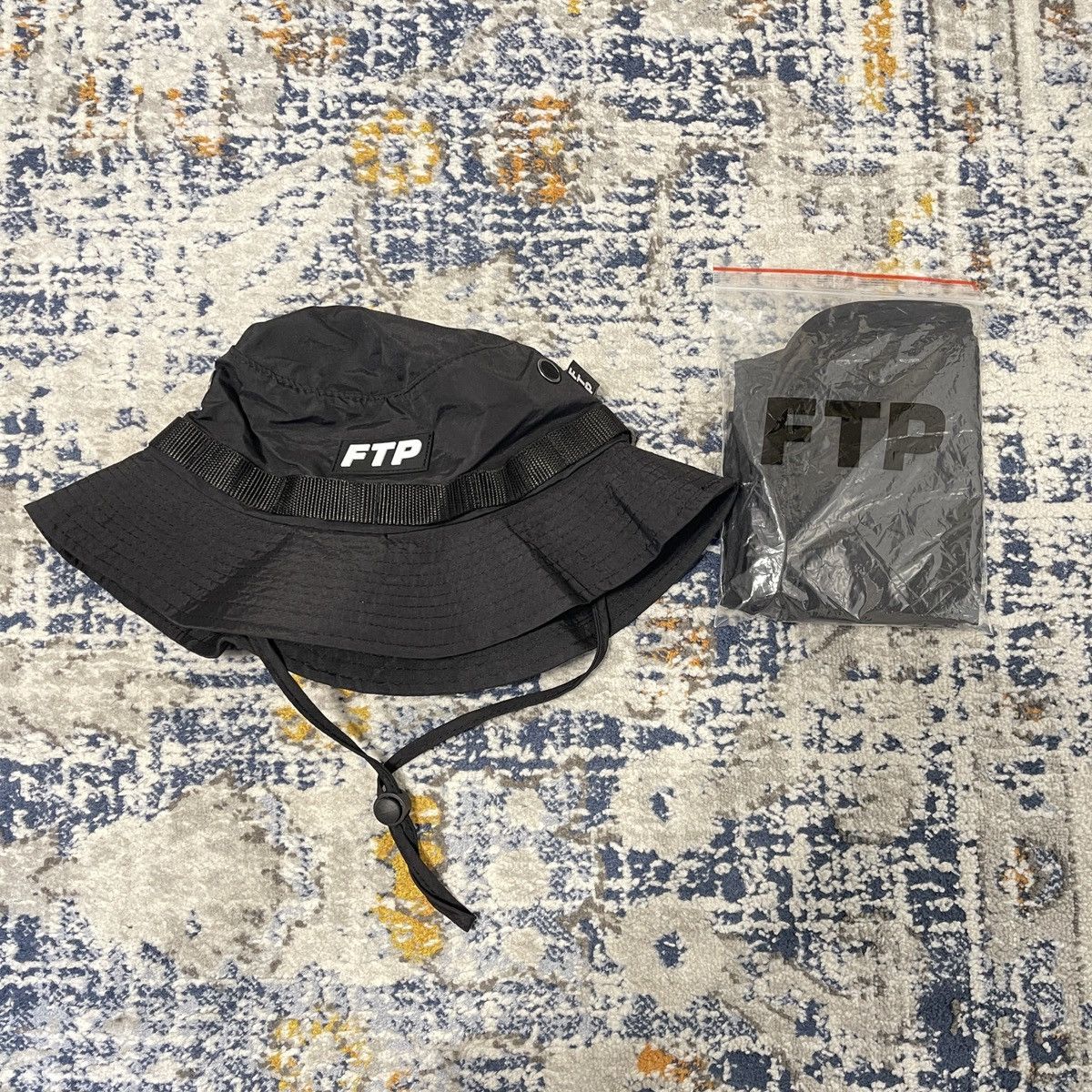 Fuck The Population FTP Face Mask Boonie Hat Black | Grailed