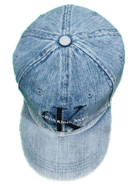 Calvin Klein VTG CK Calvin Klein Denim Wash Blue Jean Snapback Hat Cap ...