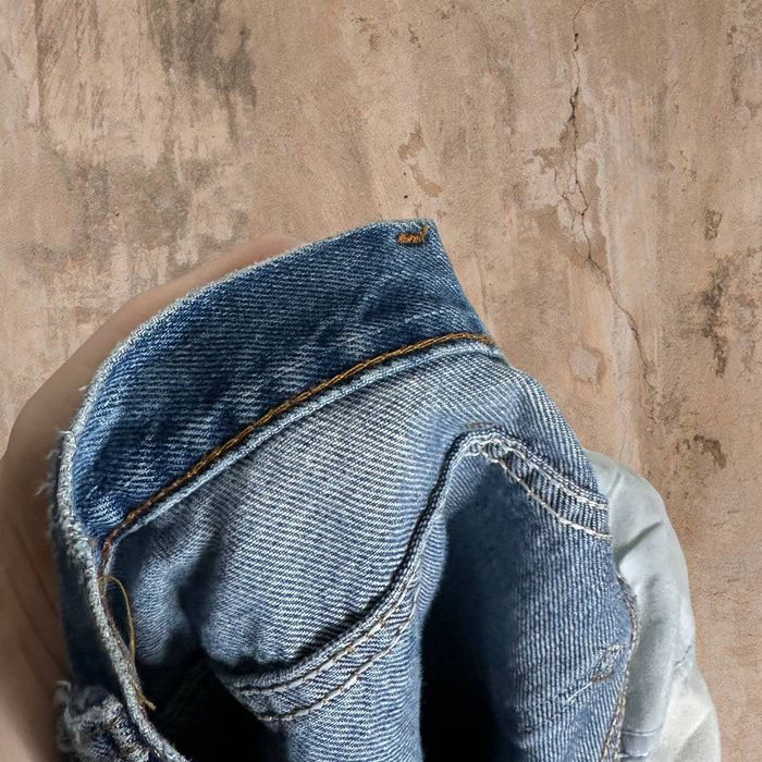 Vintage Dickies Work Jeans Medium Wash Relaxed Red Label Unique Fade ...