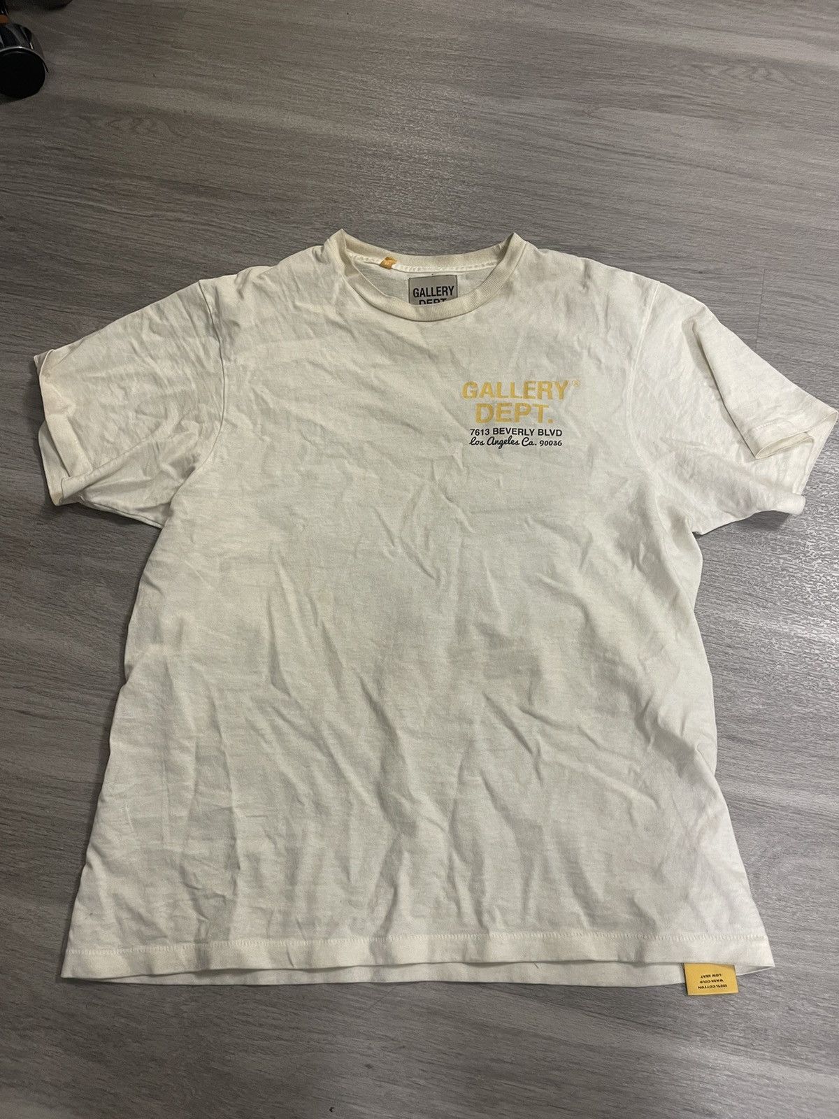 Gallery Dept. Gallery debt Drive thru cream T | Grailed