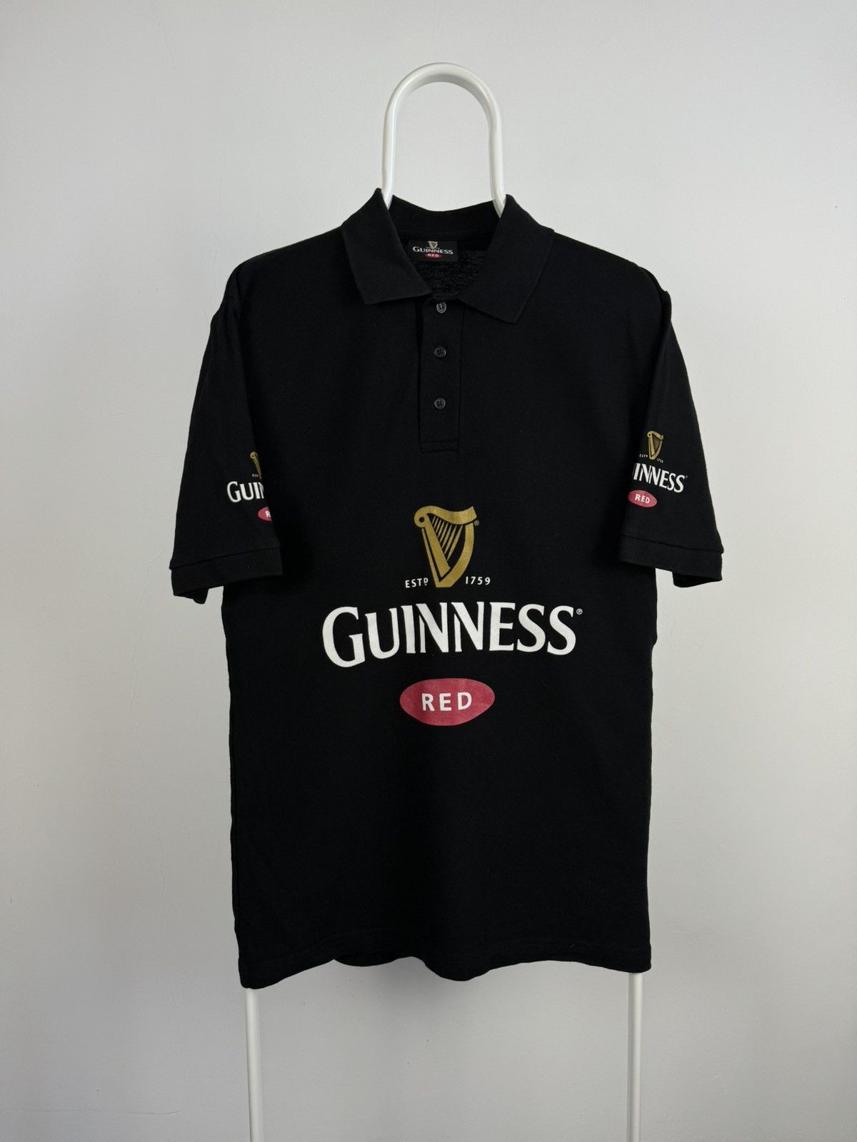 Vintage Vintage Guinness Red Big Logo Polo Shirt | Grailed