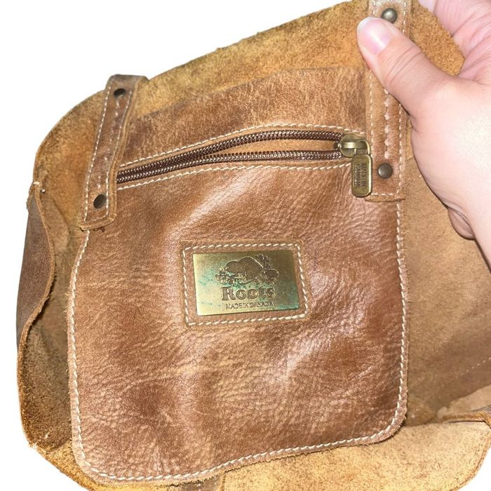 Roots Roots Made in Canada Brown Suede Tote | Grailed