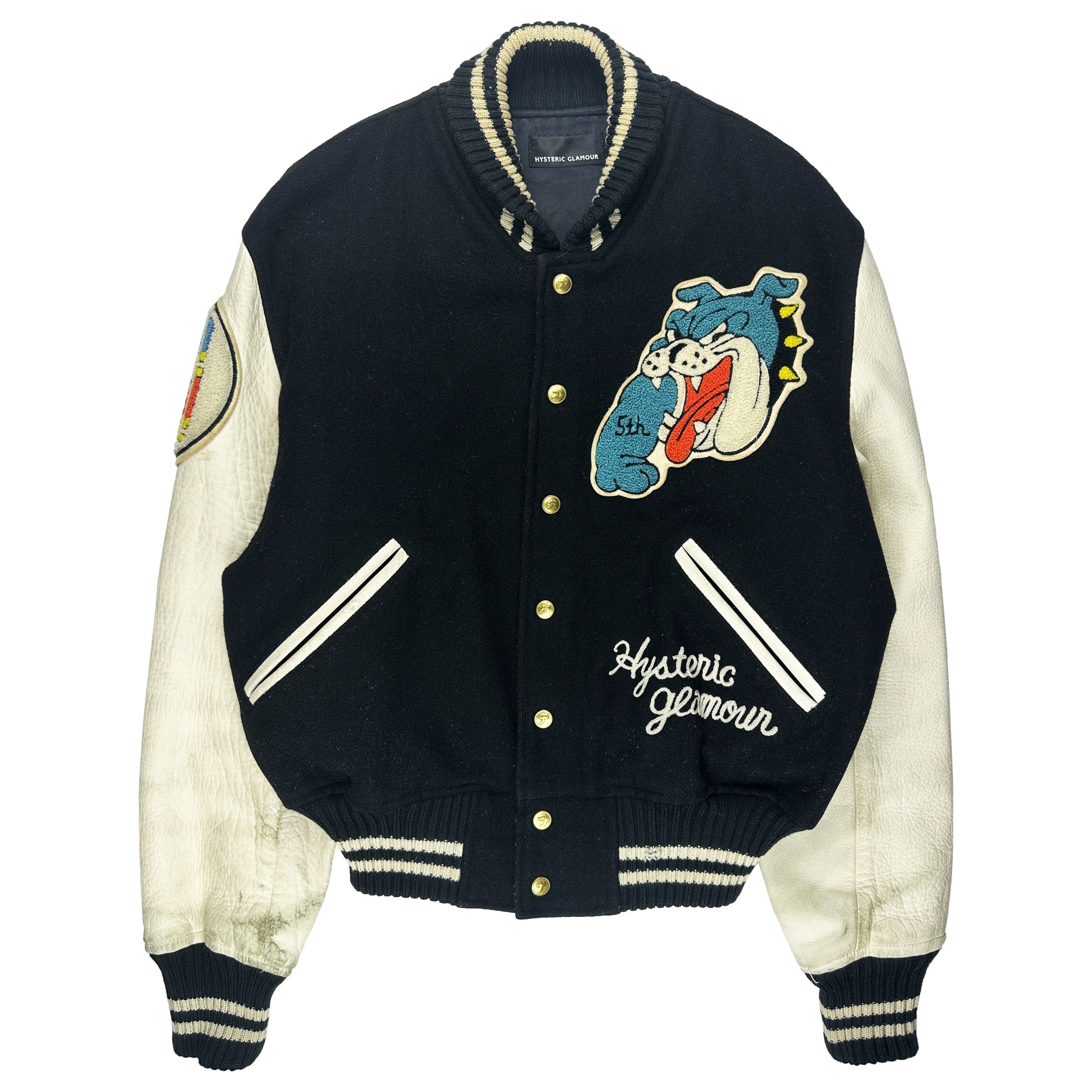 Hysteric Glamour 80's "Whoopsidoo" Varsity Jacket | Grailed