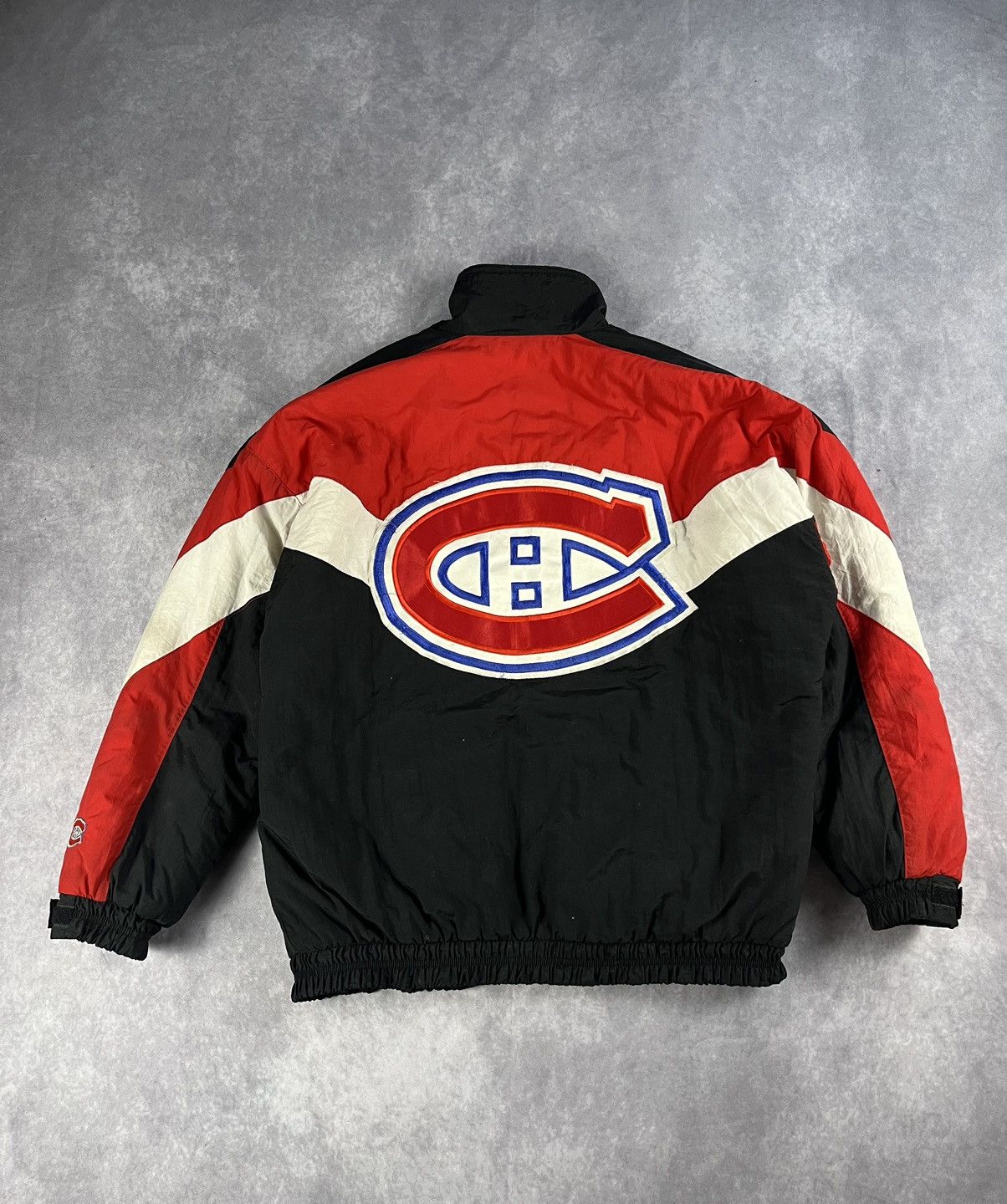 Vintage Montreal Canadiens Insulated Puffer Jacket Red White Black ...
