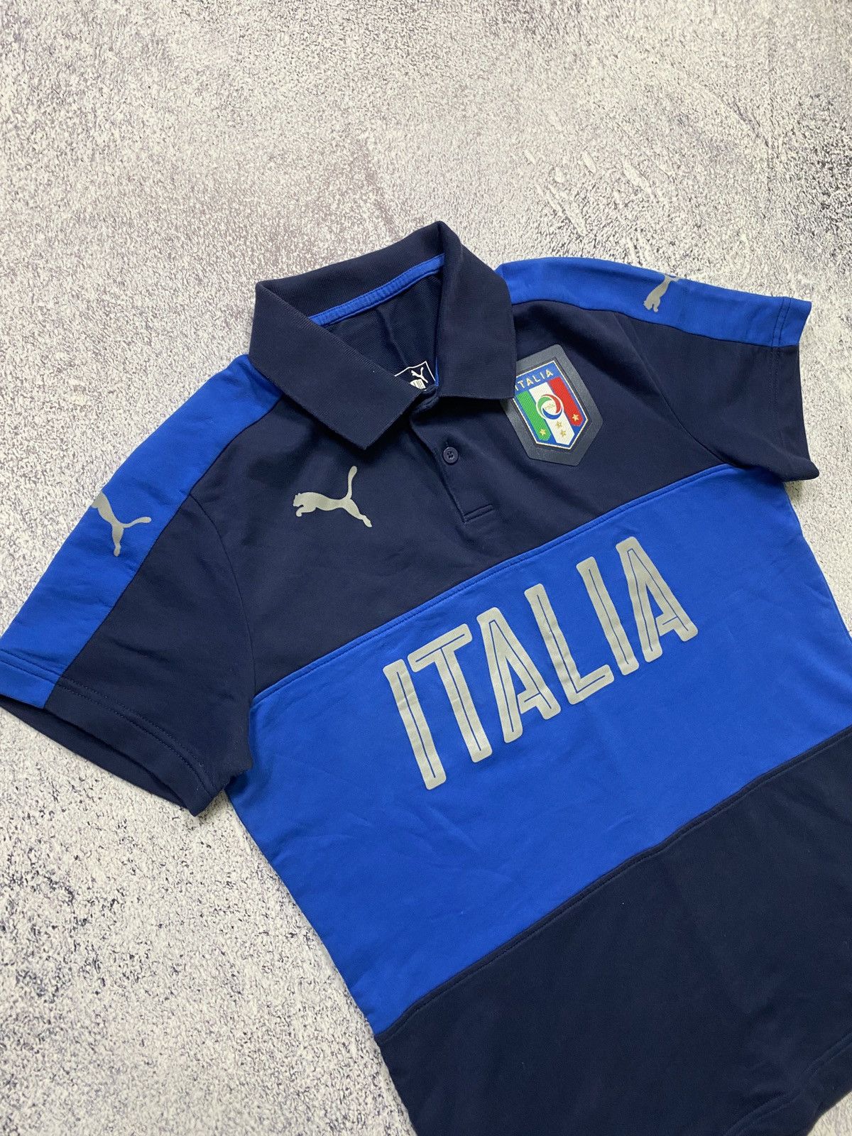 Puma × Soccer Jersey × Sportswear Italy 2016 2017 Polo Football Shirt ...